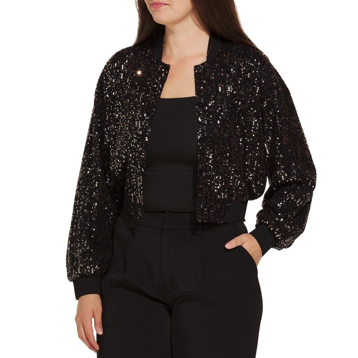 Women's DRESS FORUM Shimmer Bomber Jacket