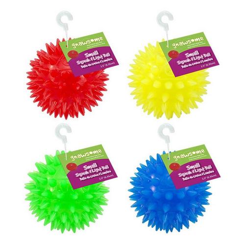 Gnawsome 2.5" Squeak & Light Ball