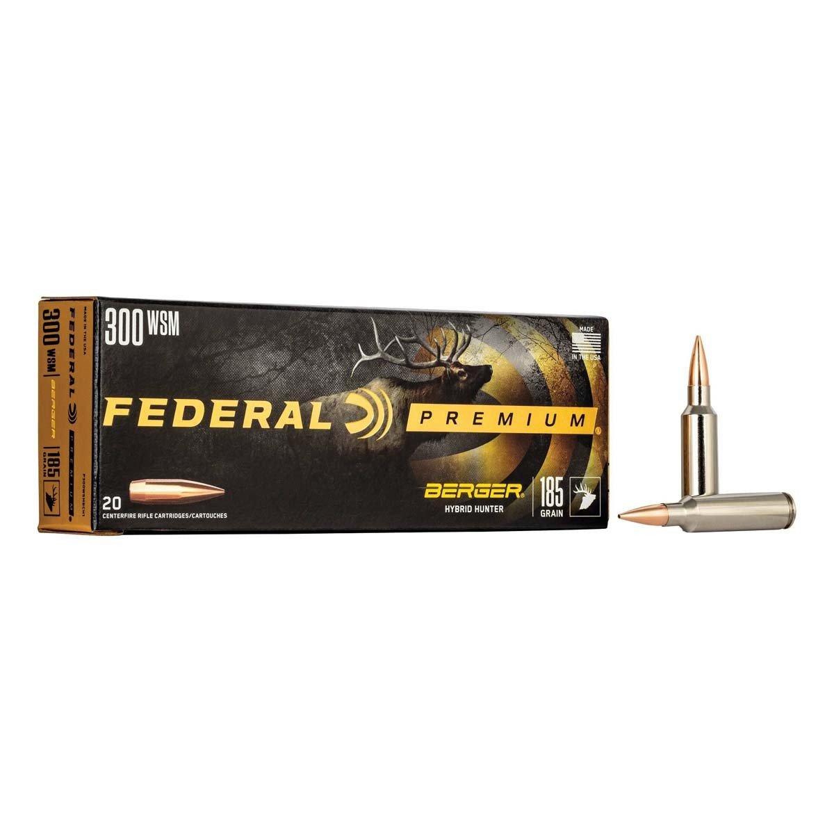 Federal Premium Berger Hybrid Hunter 300 Winchester Short Magnum Rifle ...