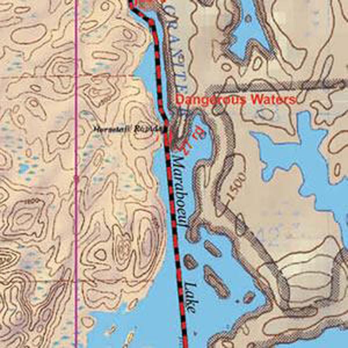 Mckenzie Maps Granite River Route, Magnetic, Gunflint and Northern ...