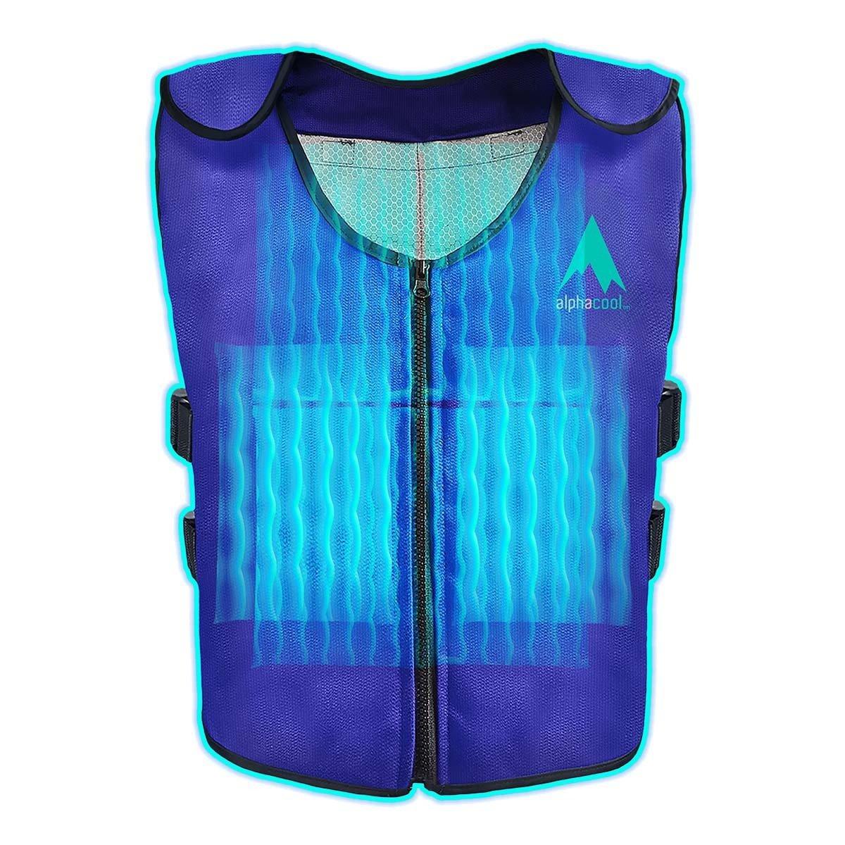 AlphaCool Arctic Self-Fill Ice Vest with Self-Fill Reusable Ice Packs