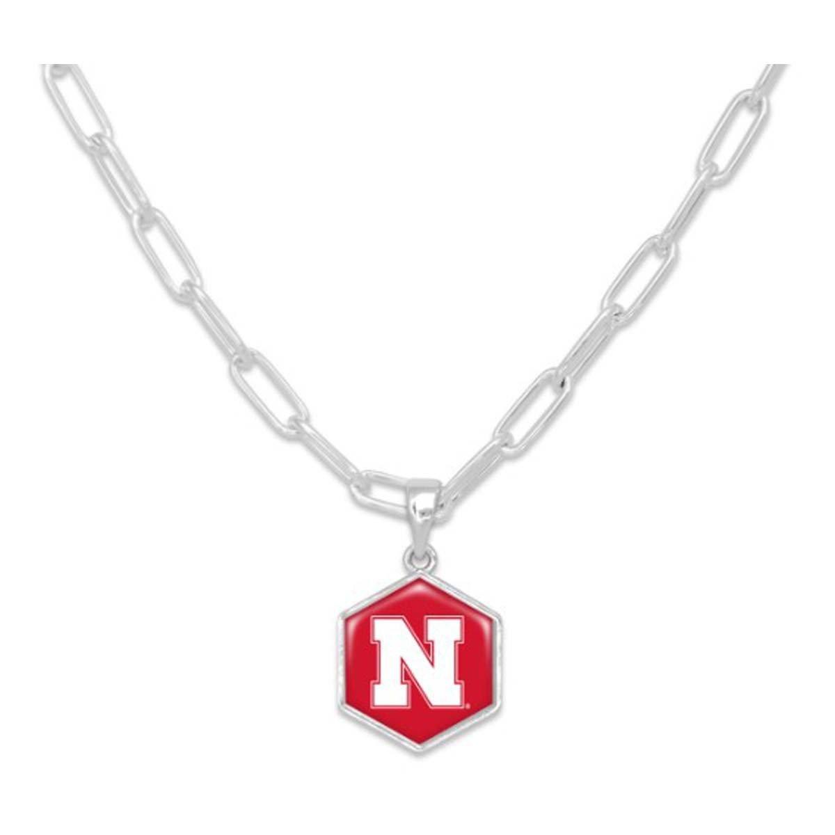 From The Heart Enterprise Nebraska Cornhuskers Juno Necklace