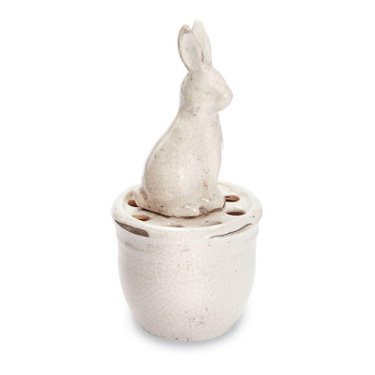 Mud Pie Bunny Pot Vase