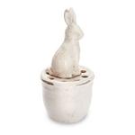 Mud Pie Bunny Pot Vase