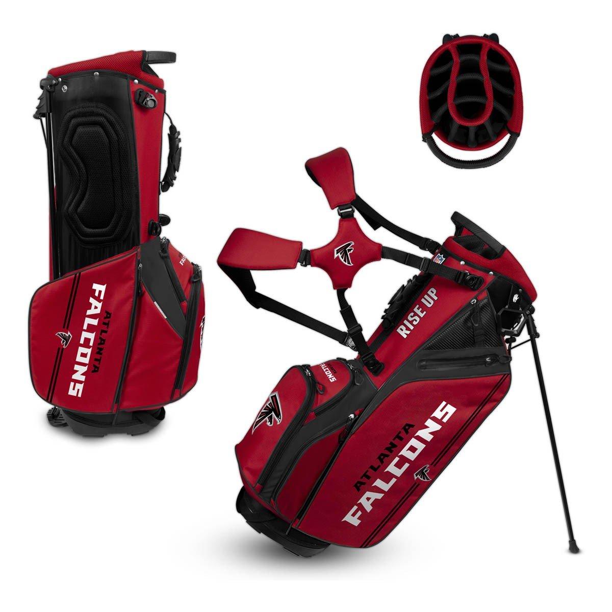Team Effort Atlanta Falcons Caddie Carry Hybrid 14-Way Golf Stand Bag