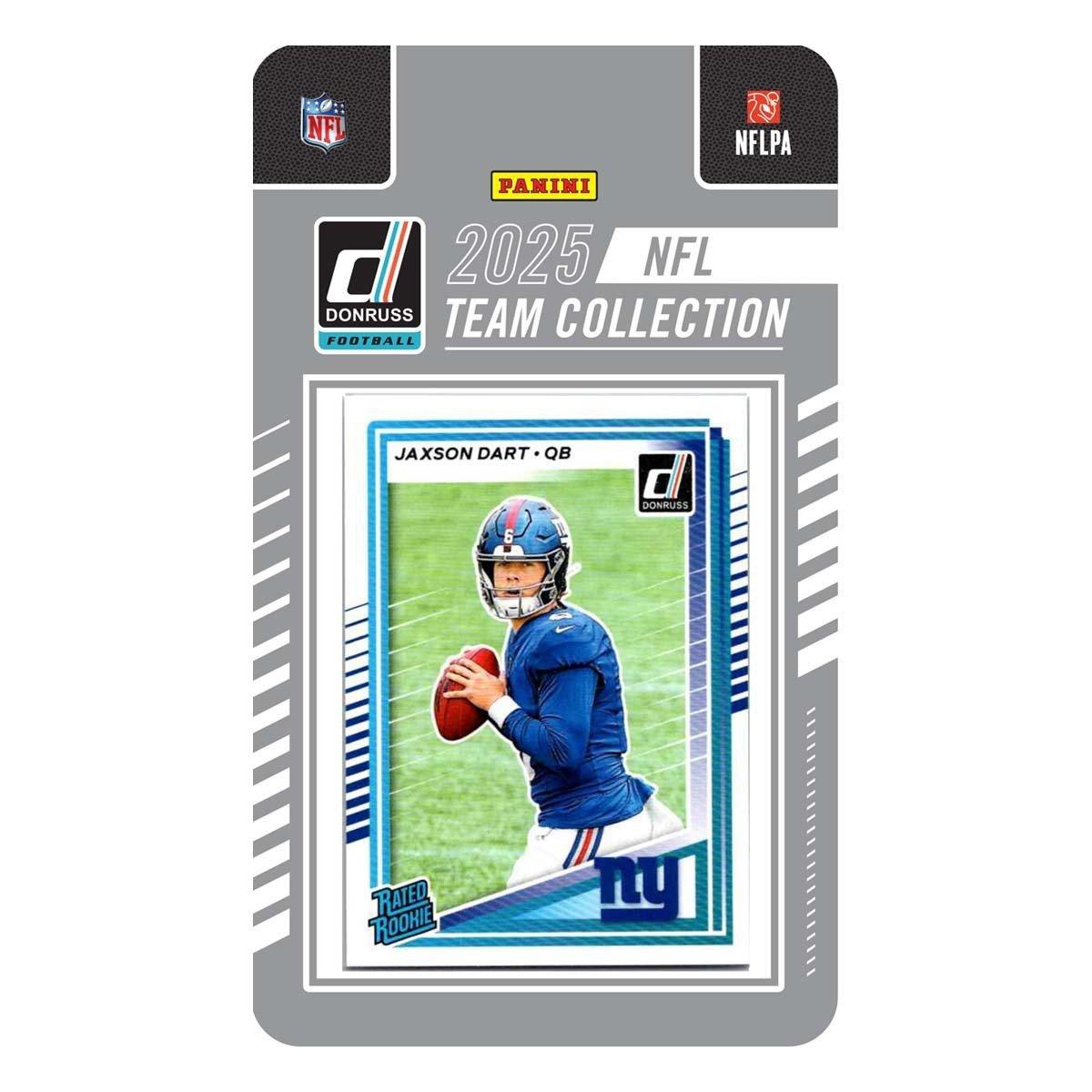 2025 Donruss NFL New York Giants Team Trading Card Set