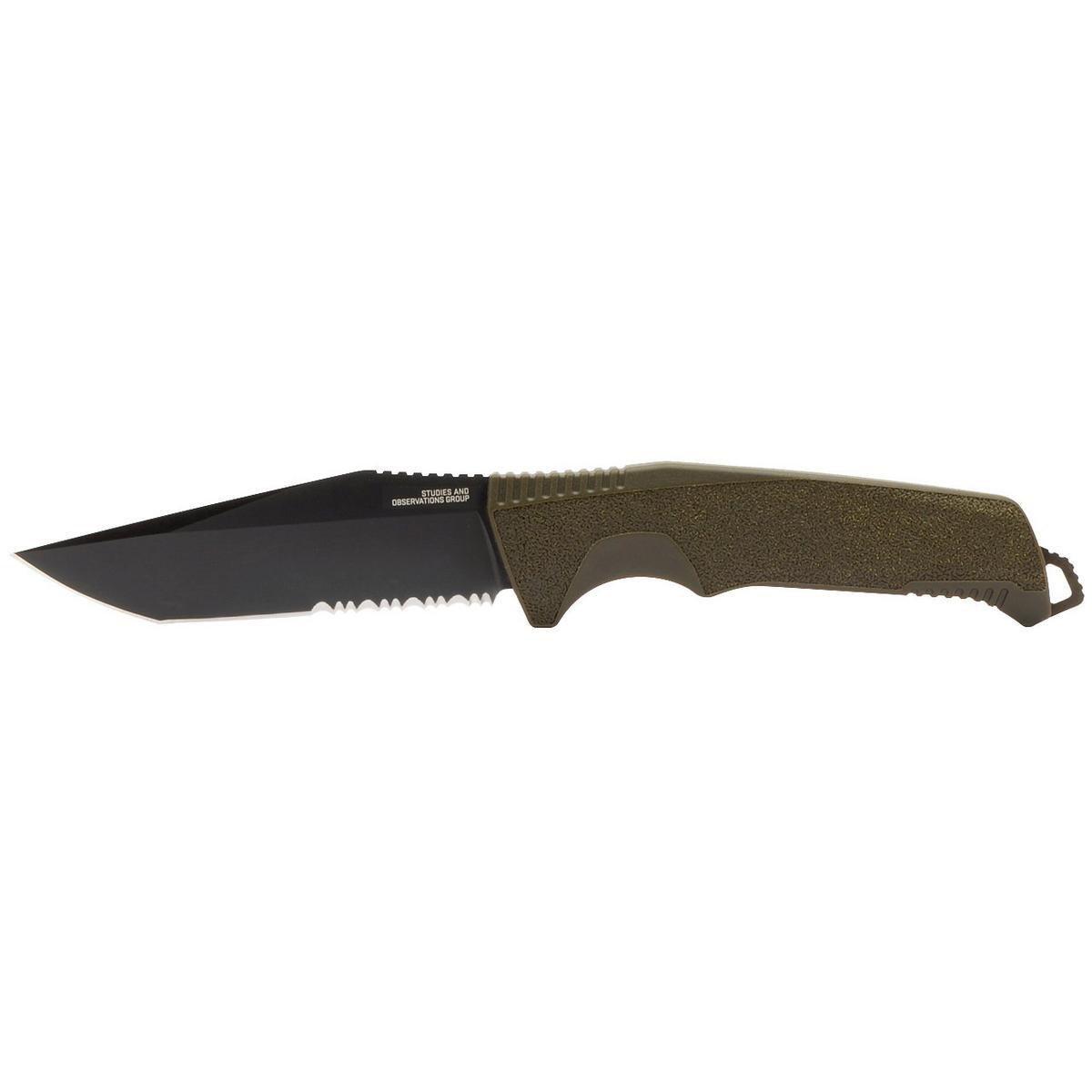 SOG Trident FX Partially Serrated Fixed Blade Knife