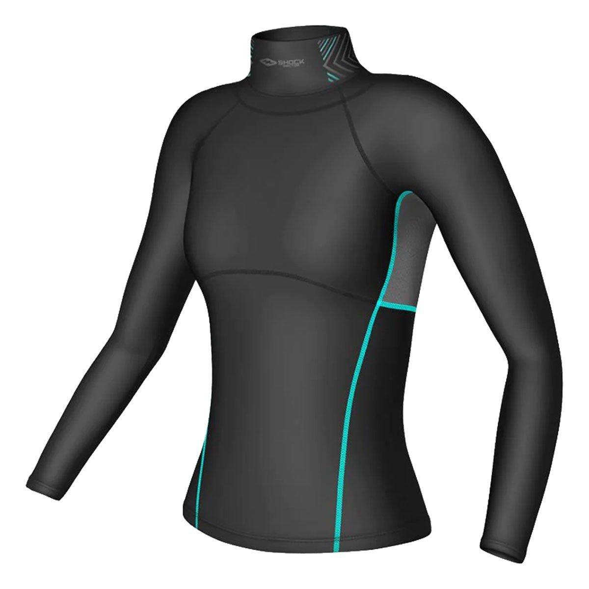 Senior Shock Doctor Ultra Compression w/ Integrated Neck Guard Hockey ...