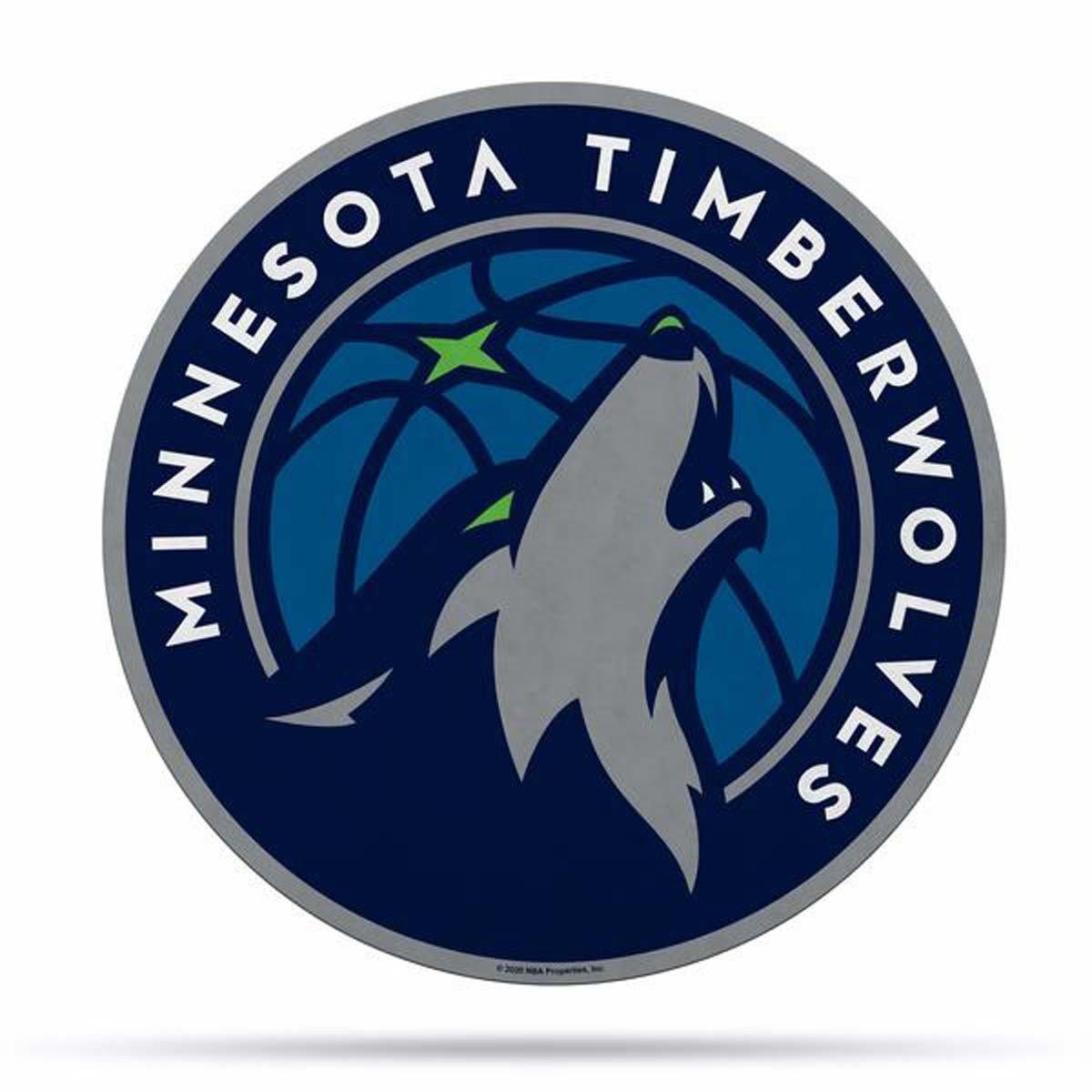 Rico Industries Minnesota Timberwolves Die Cut Logo Pennant