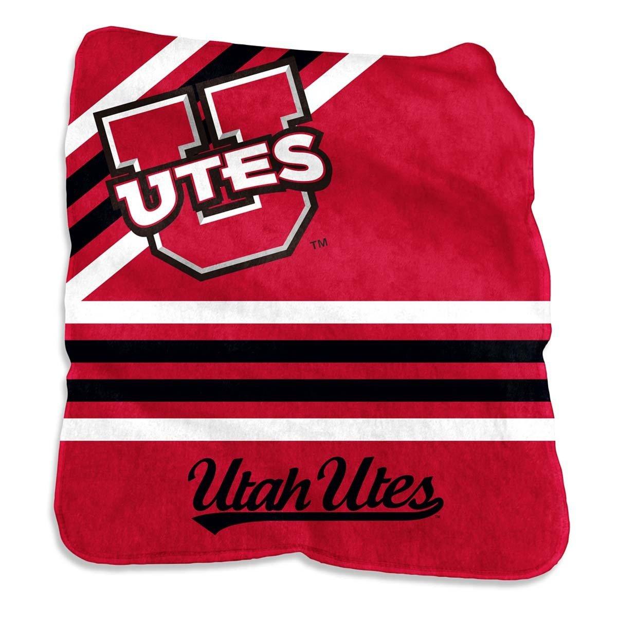 Logo Brands Utah Utes 50x60 Raschel Throw
