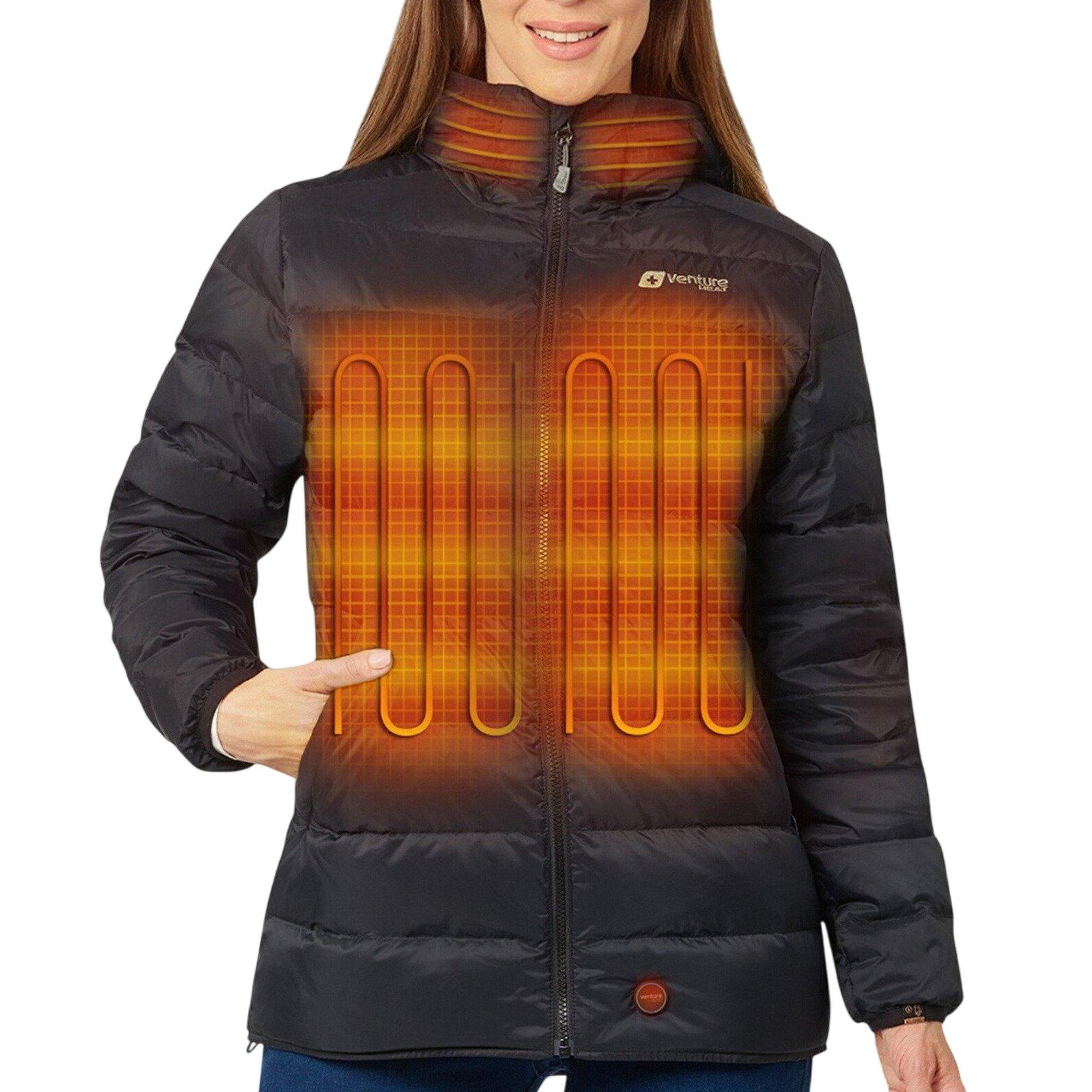 Women's Venture Heat 12V Down Bluetooth Hooded Puffer Jacket
