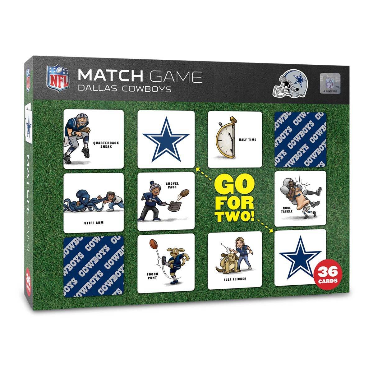 You The Fan Dallas Cowboys Matching Game