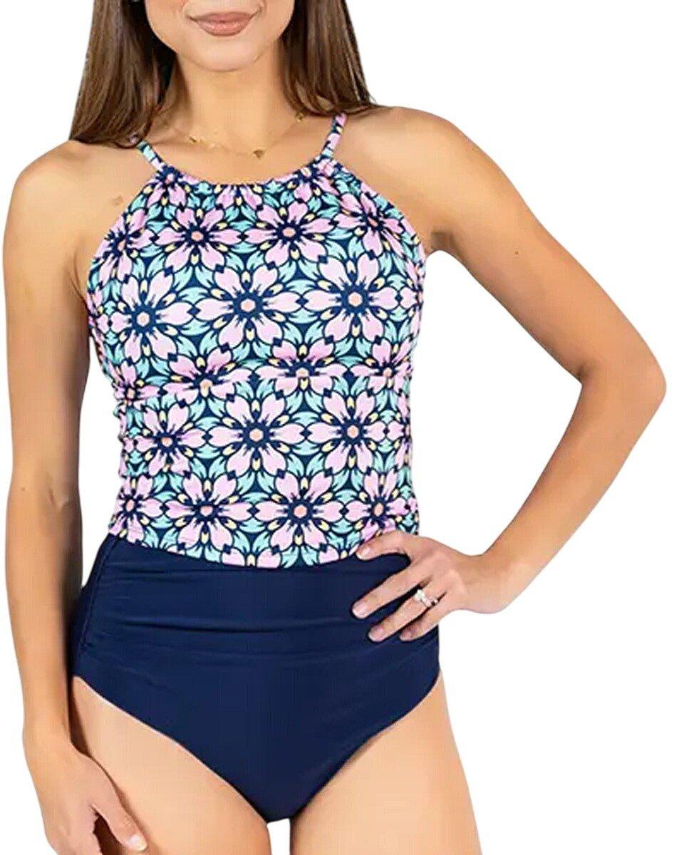 Women's Janela Bay Ruched High Cut Swim Bottoms