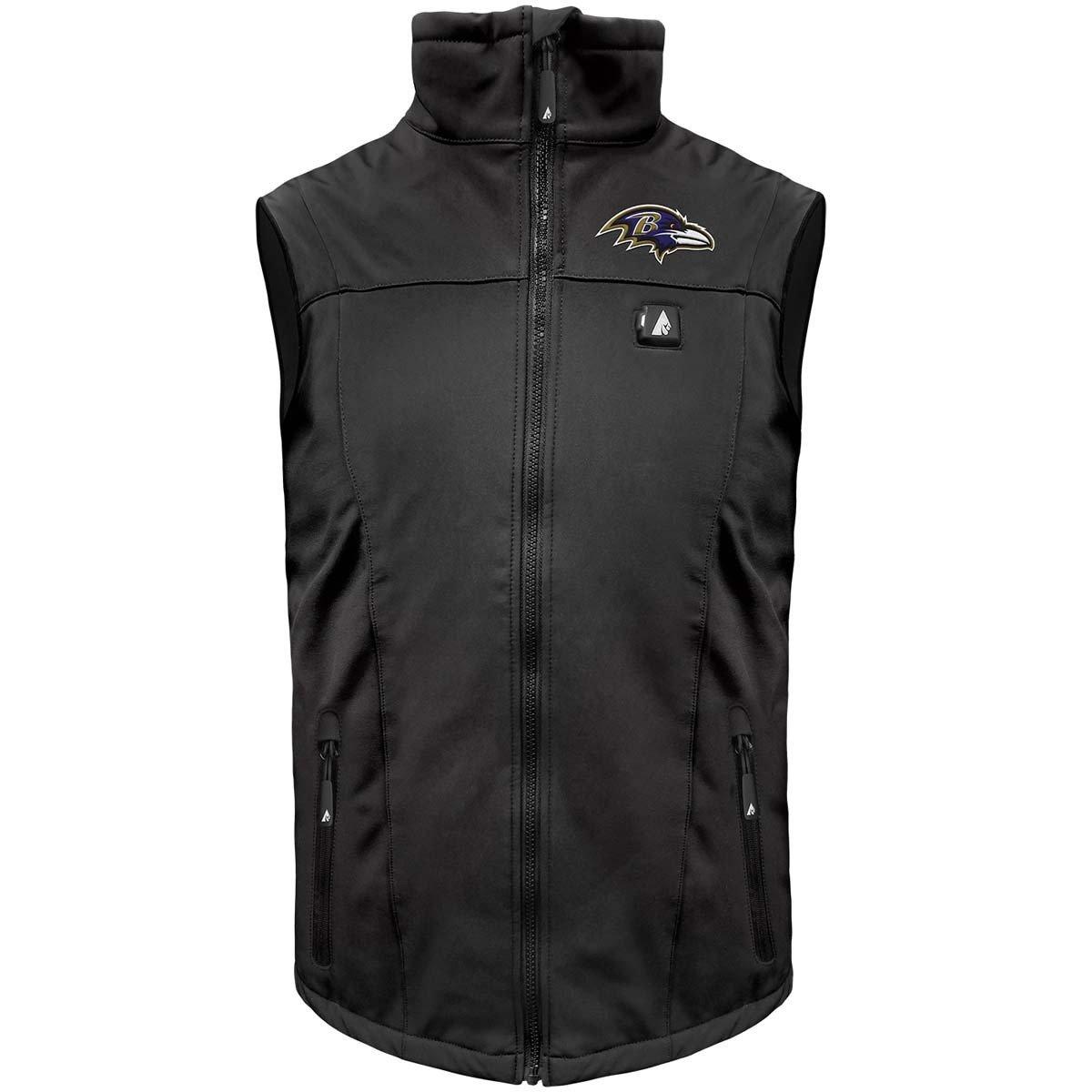 ActionHeat Baltimore Ravens 5V Softshell Battery Heated Vest