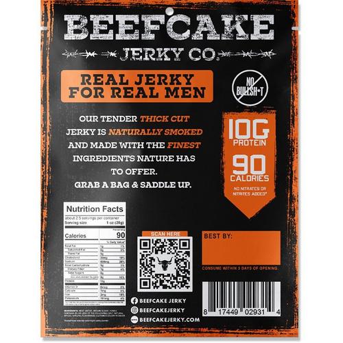 Beefcake Jerky Premium Beef Jerky