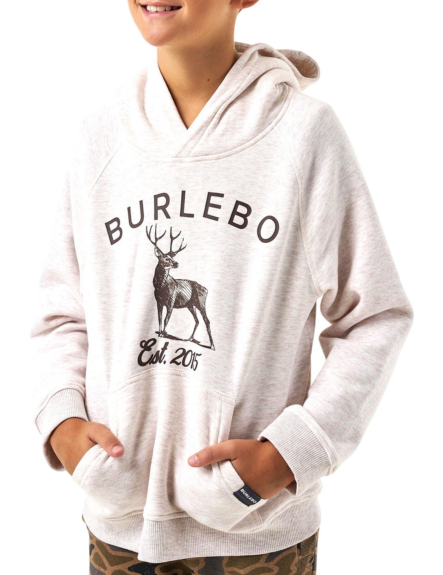 Kids' Burlebo Fleece Whitetail Deer Hoodie