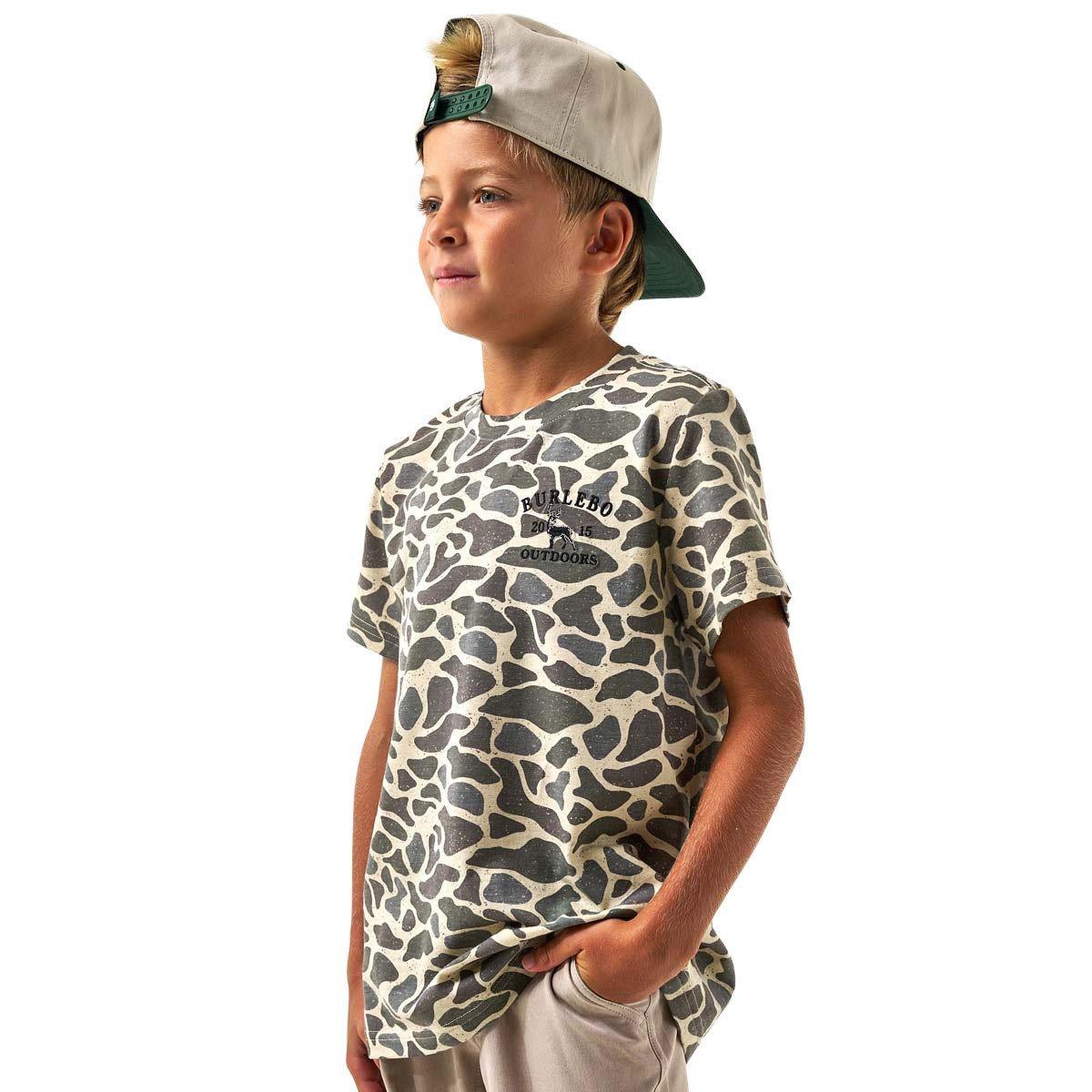 Kids' Burlebo Classic Deer Camo T-Shirt