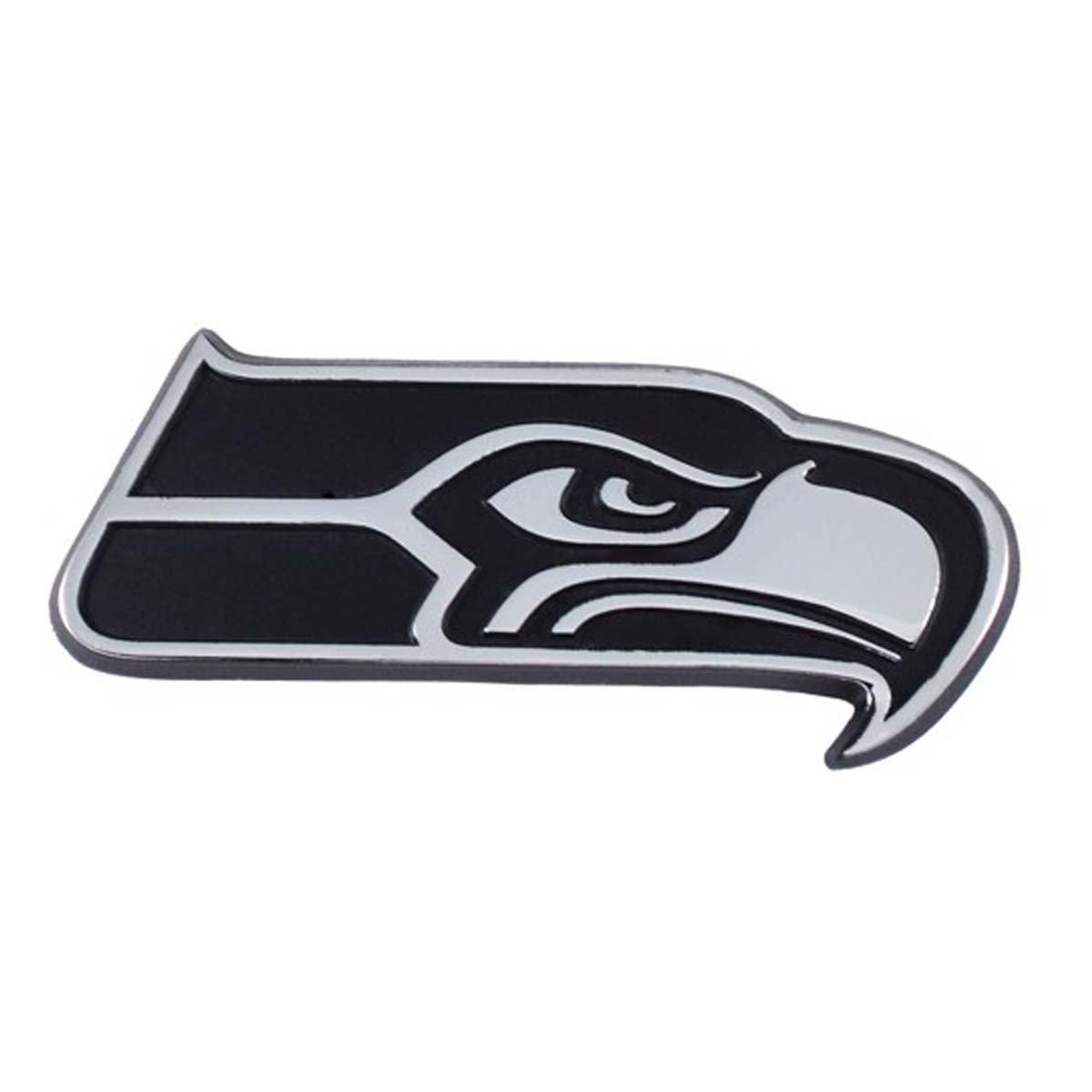 Fanmats Seattle Seahawks Chrome Car Emblem