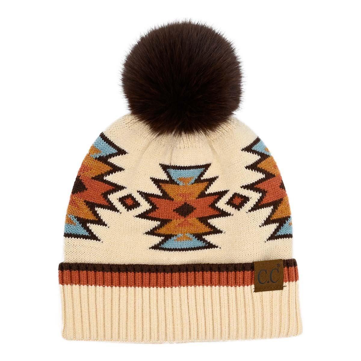 Women's C.C Southwest Pom Beanie