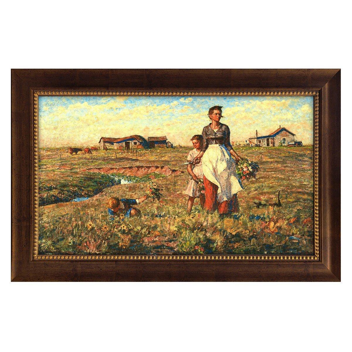 Print & Frame The Prairie is My Garden Framed Canvas Painting