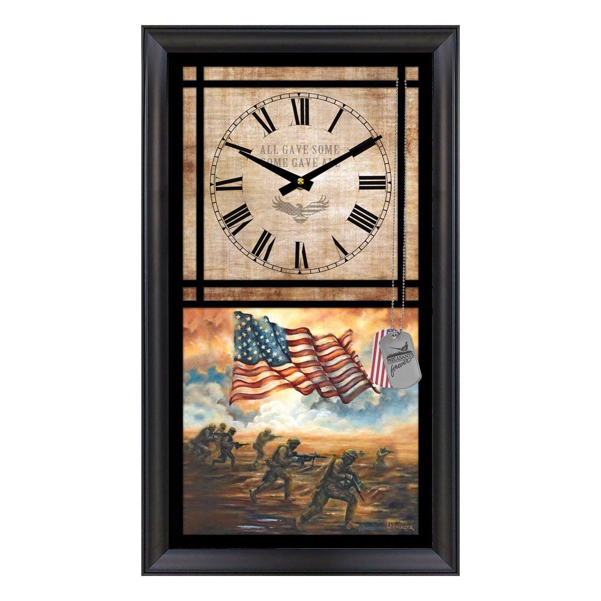 Print & Frame Patriotic All Pheasants Forever Mantel Clock