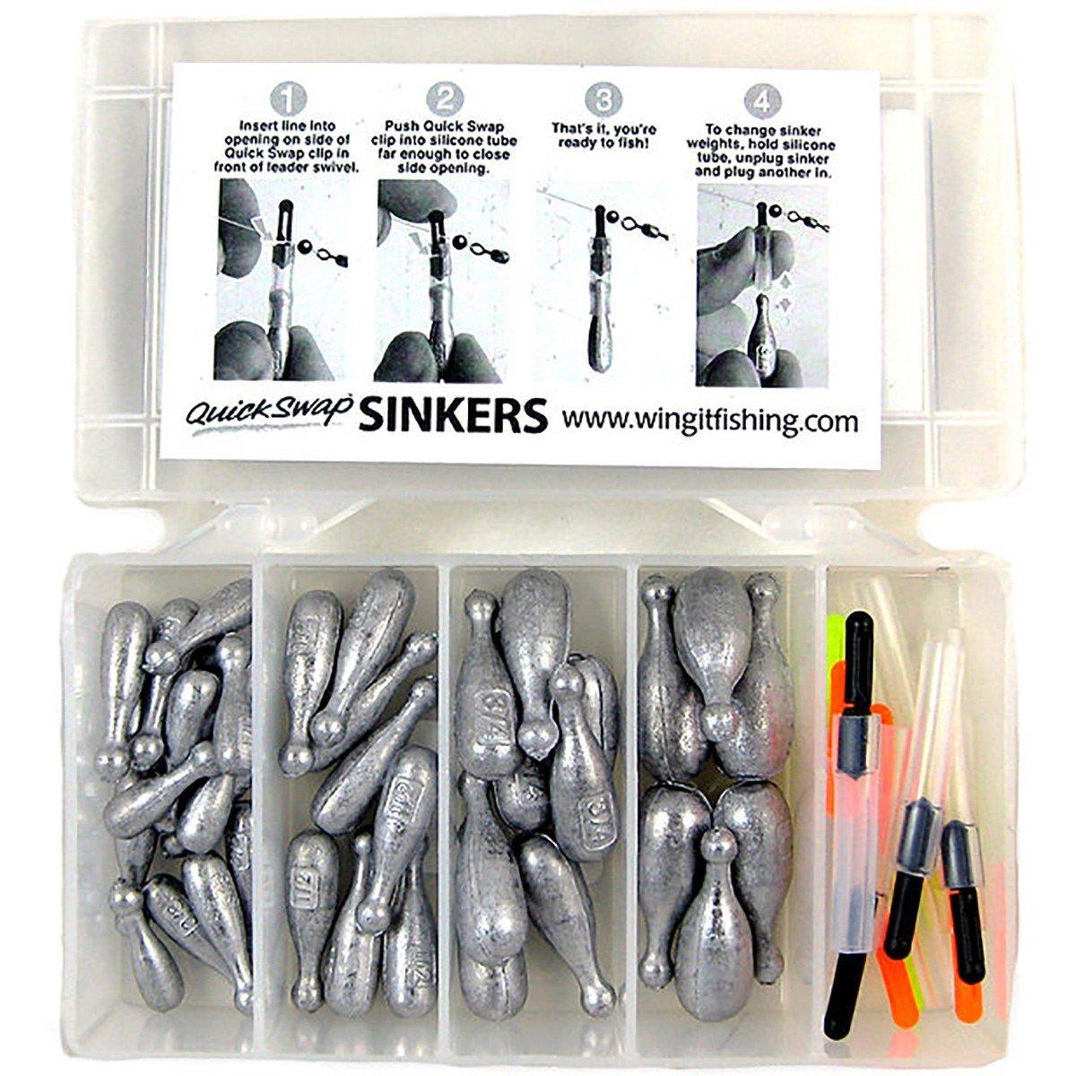 Wing It Quick Swap Slip Sinker 50 Pc. Kit