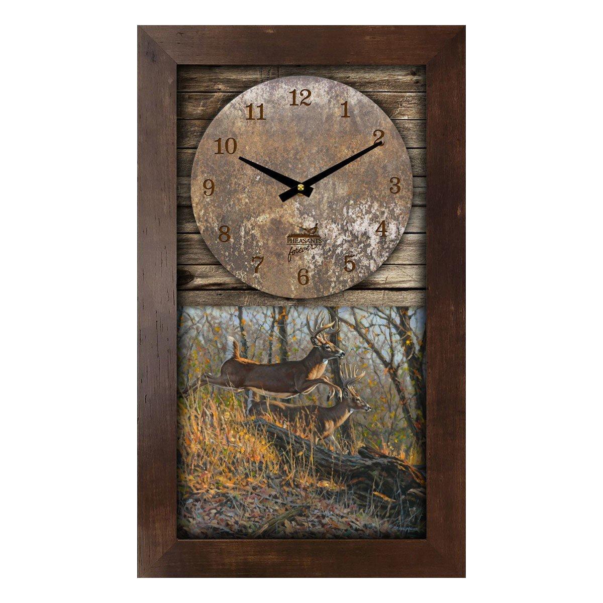 Print & Frame Whitetail Getaway Mantel Clock