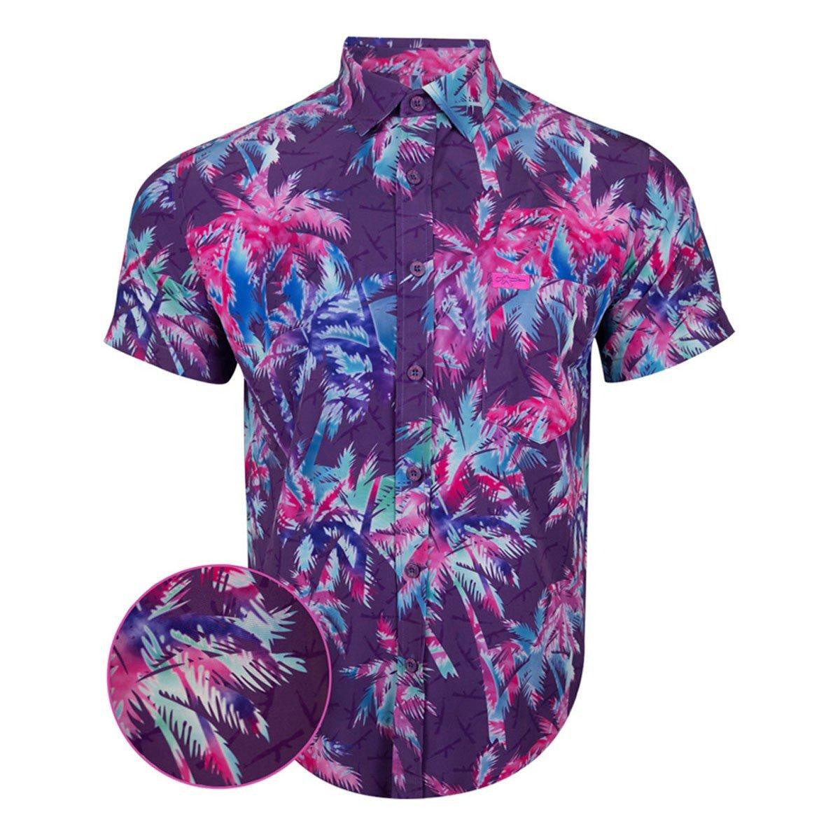 Men's Retro Rifle AK and Vacays Button Up Shirt
