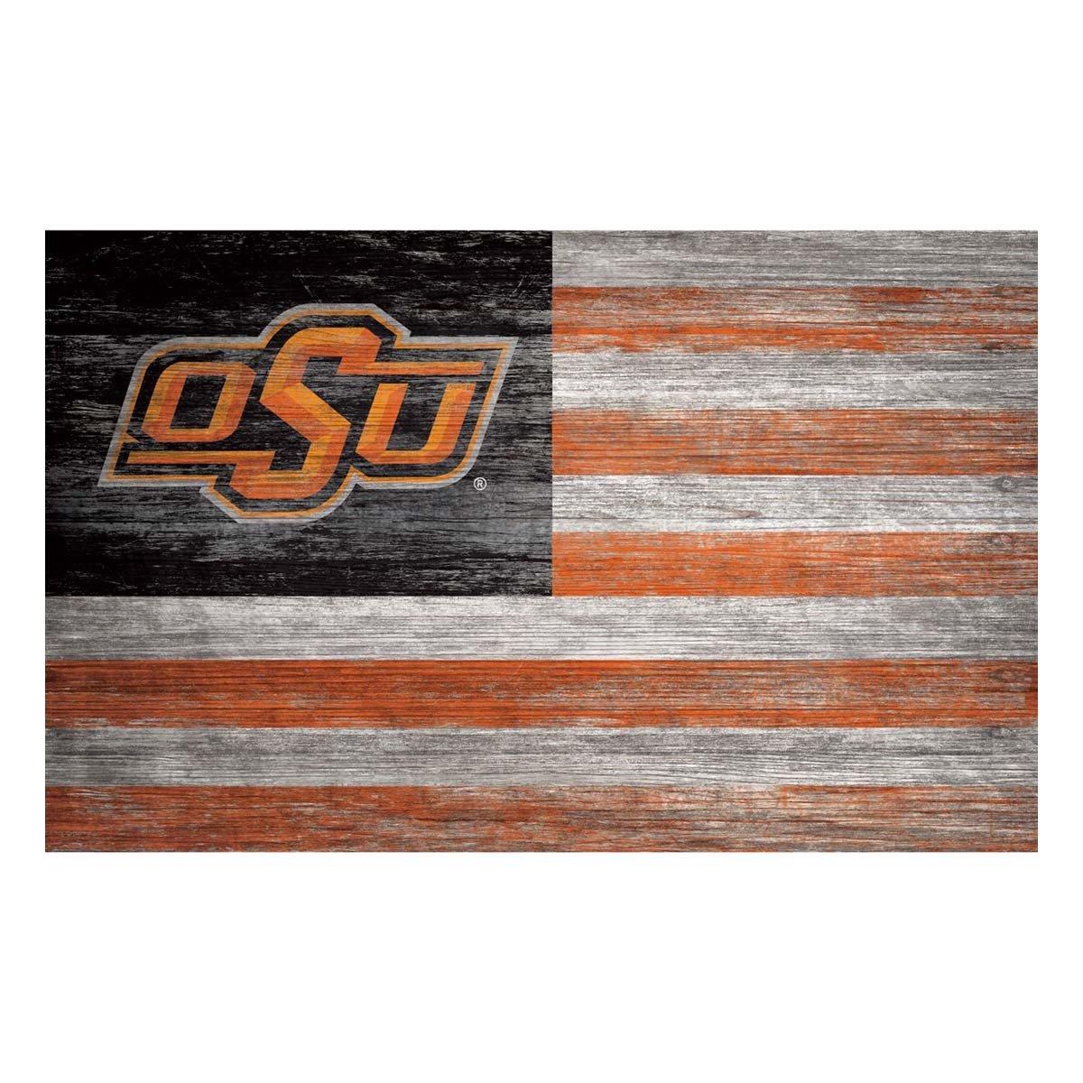 Fan Creations Oklahoma State Cowboys Distressed Flag Sign