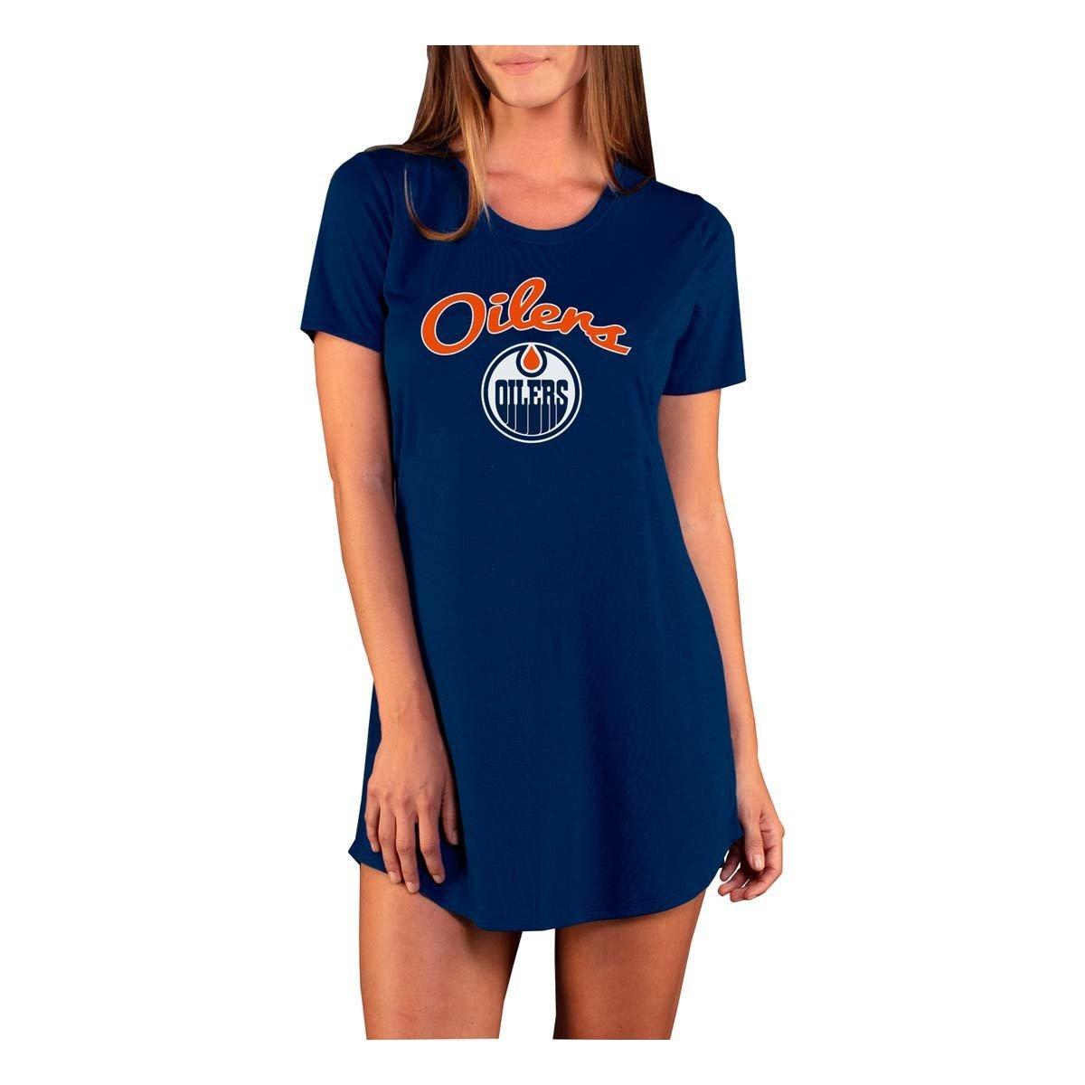 Concepts Sport Women's Edmonton Oilers Marathon Nightshirt