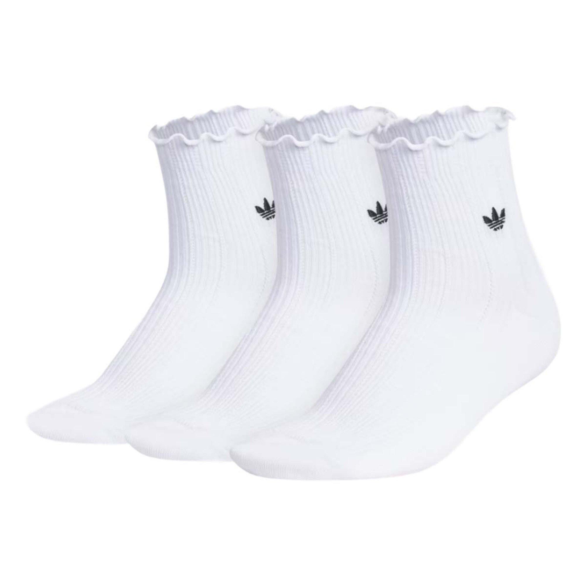 adidas Originals Ruffle Medium Cushion 3 Pack Quarter Socks