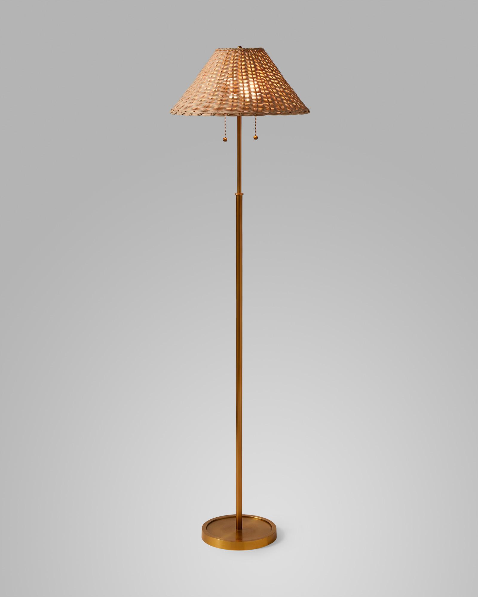 1034023-Lighting-Floor-Lamp-Brookings-Brass-Wicker-Shade-Lit-LS-x0089-SH