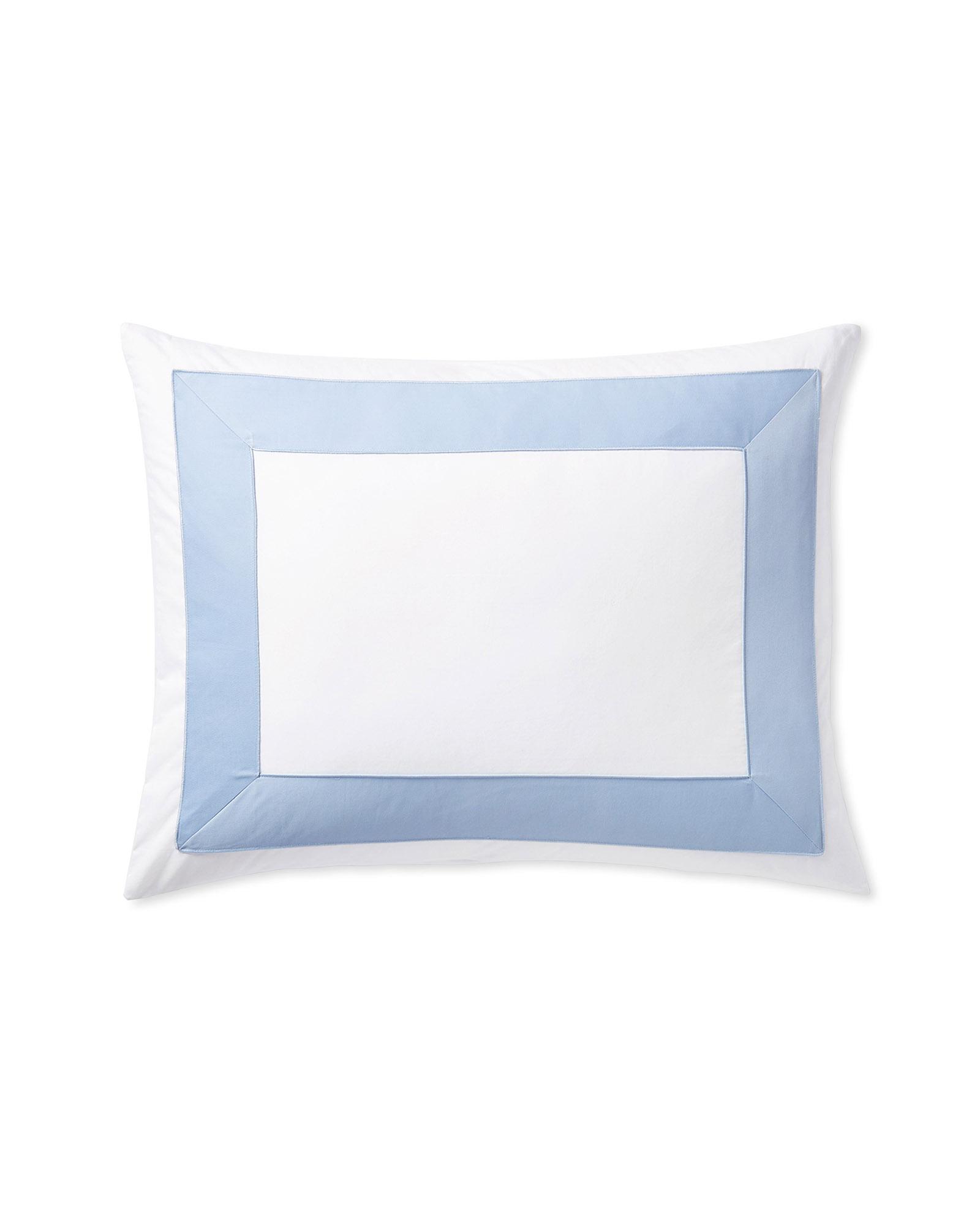 Beach Club Border Percale Sham