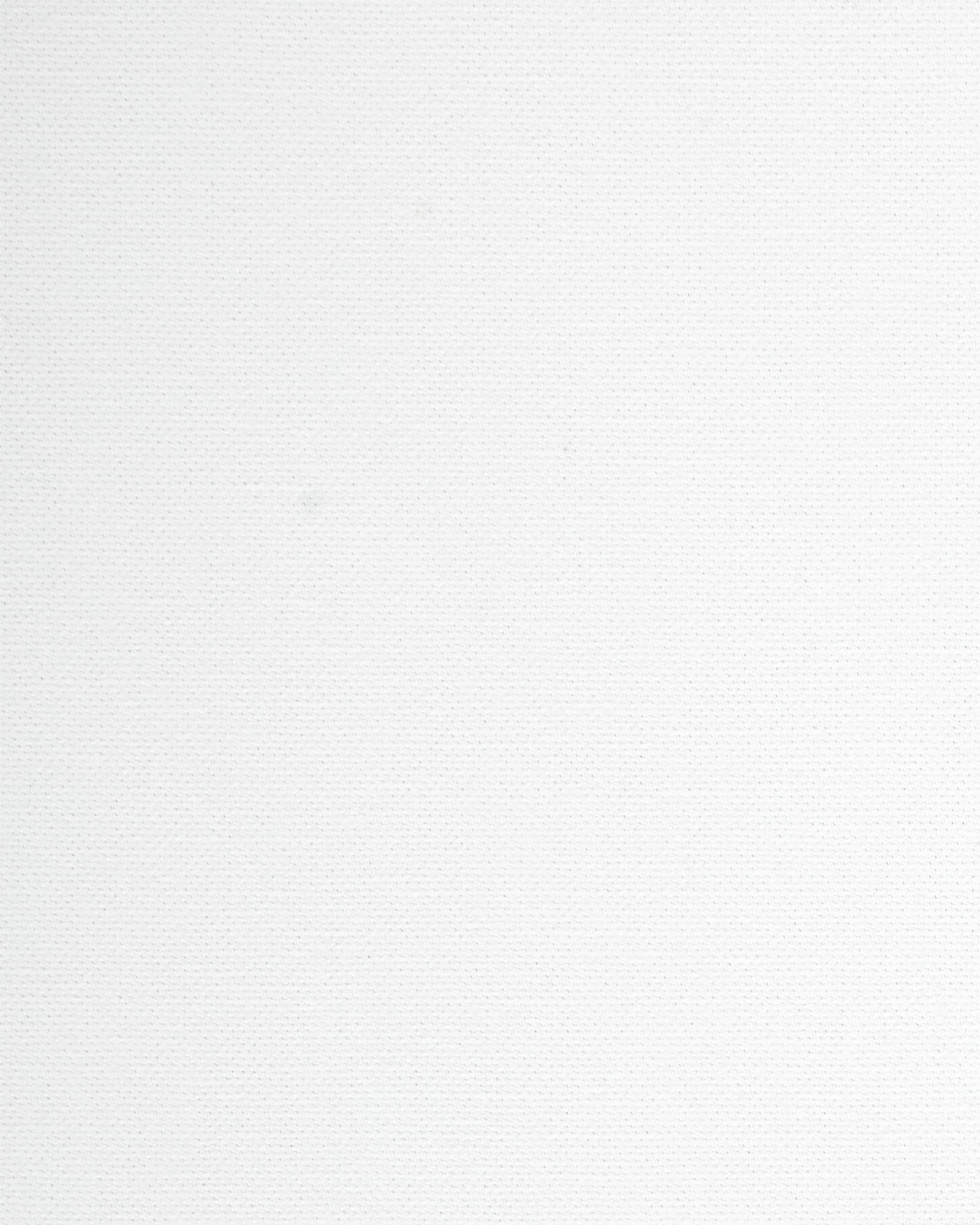 Brushed Cotton Canvas Fabric Swatch - White