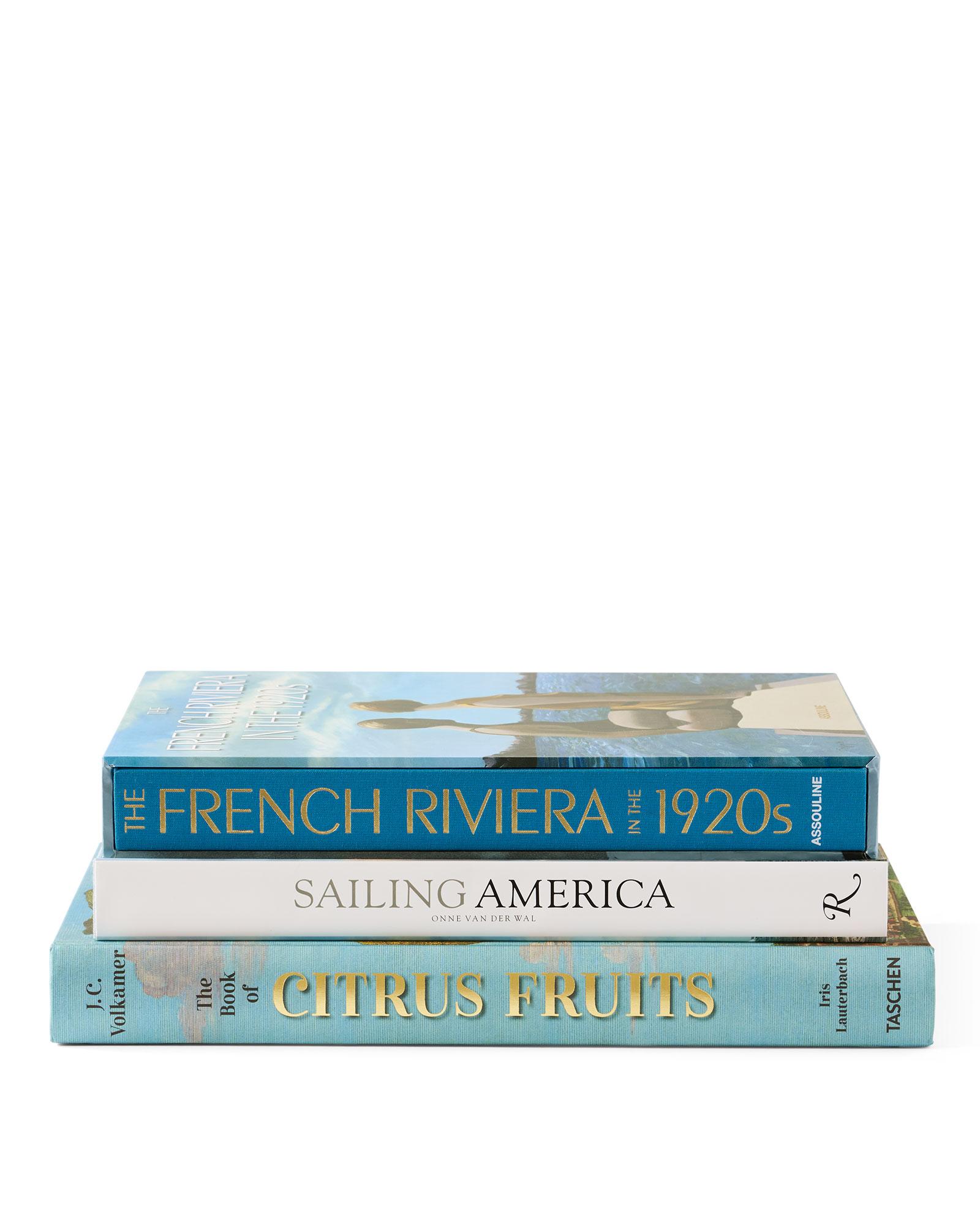 1142508-Coffee-Table-Books-Set-French-Riviera-Sailing-America-Citrus ...