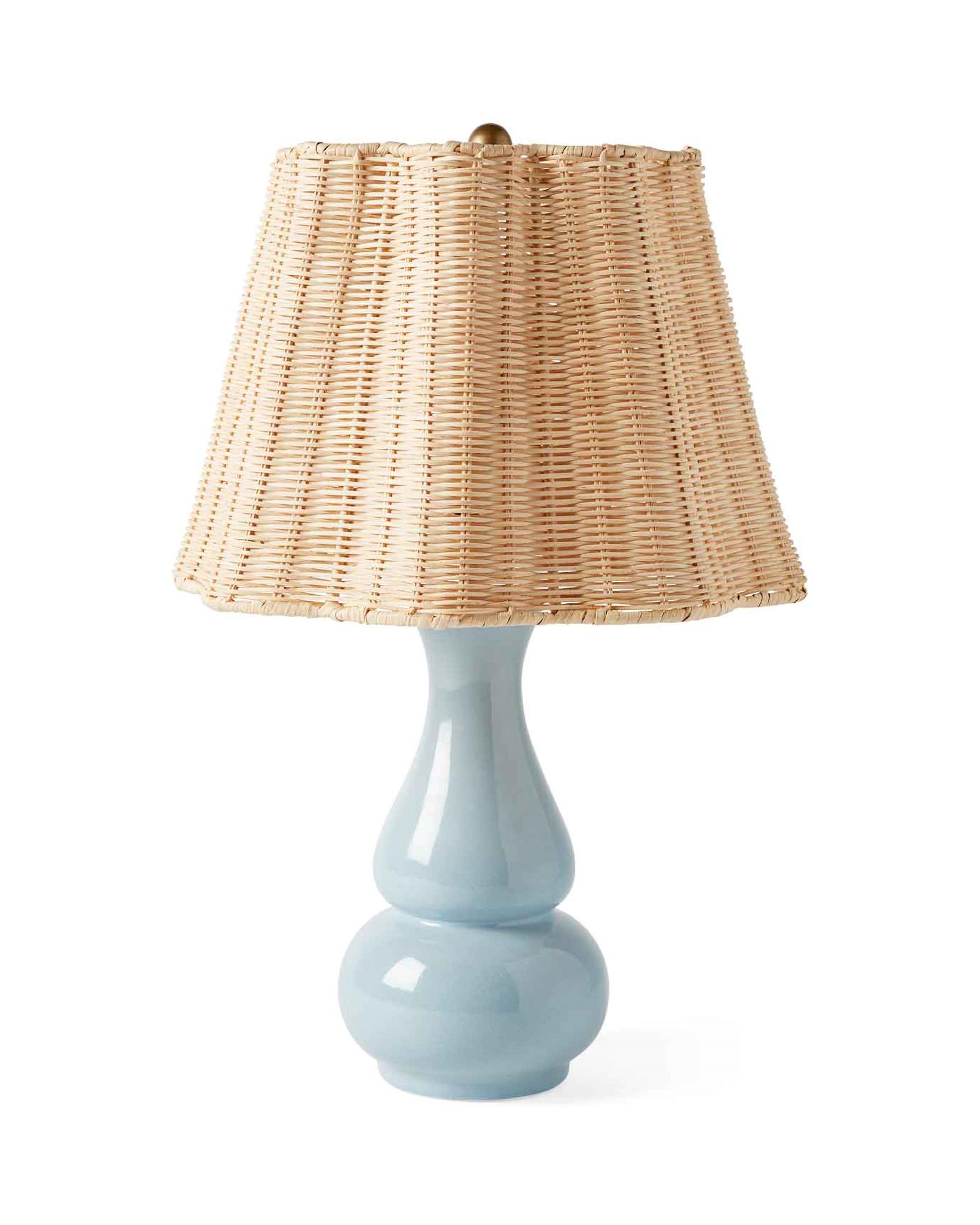 1177918-Lighting-Table-Lamp-Como-Gourd-Coastal-Blue-Fluted-Wicker-Shade ...