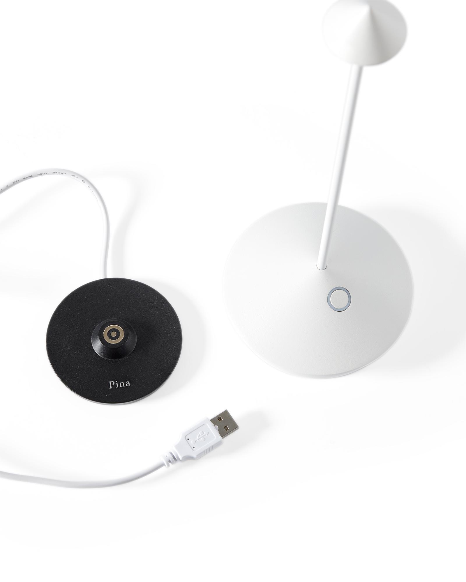 1186416-Lighting-Table-Lamp-Zafferano-Pina-Pro-Portable-One-Touch-White ...