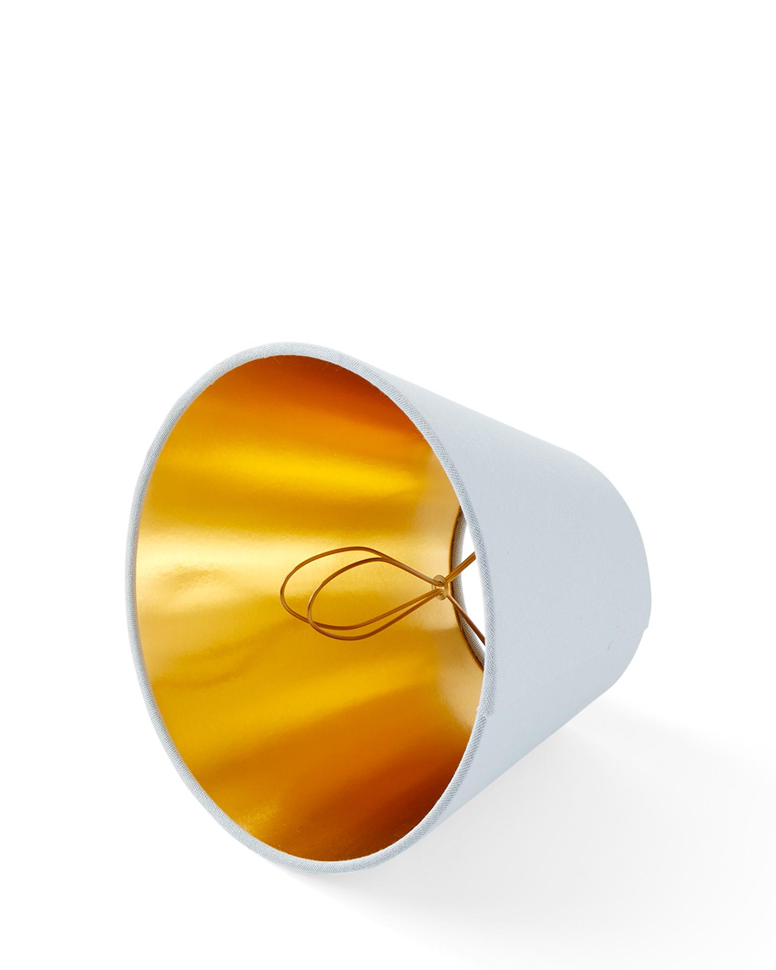 Universal Gold Lined Shades in Sky