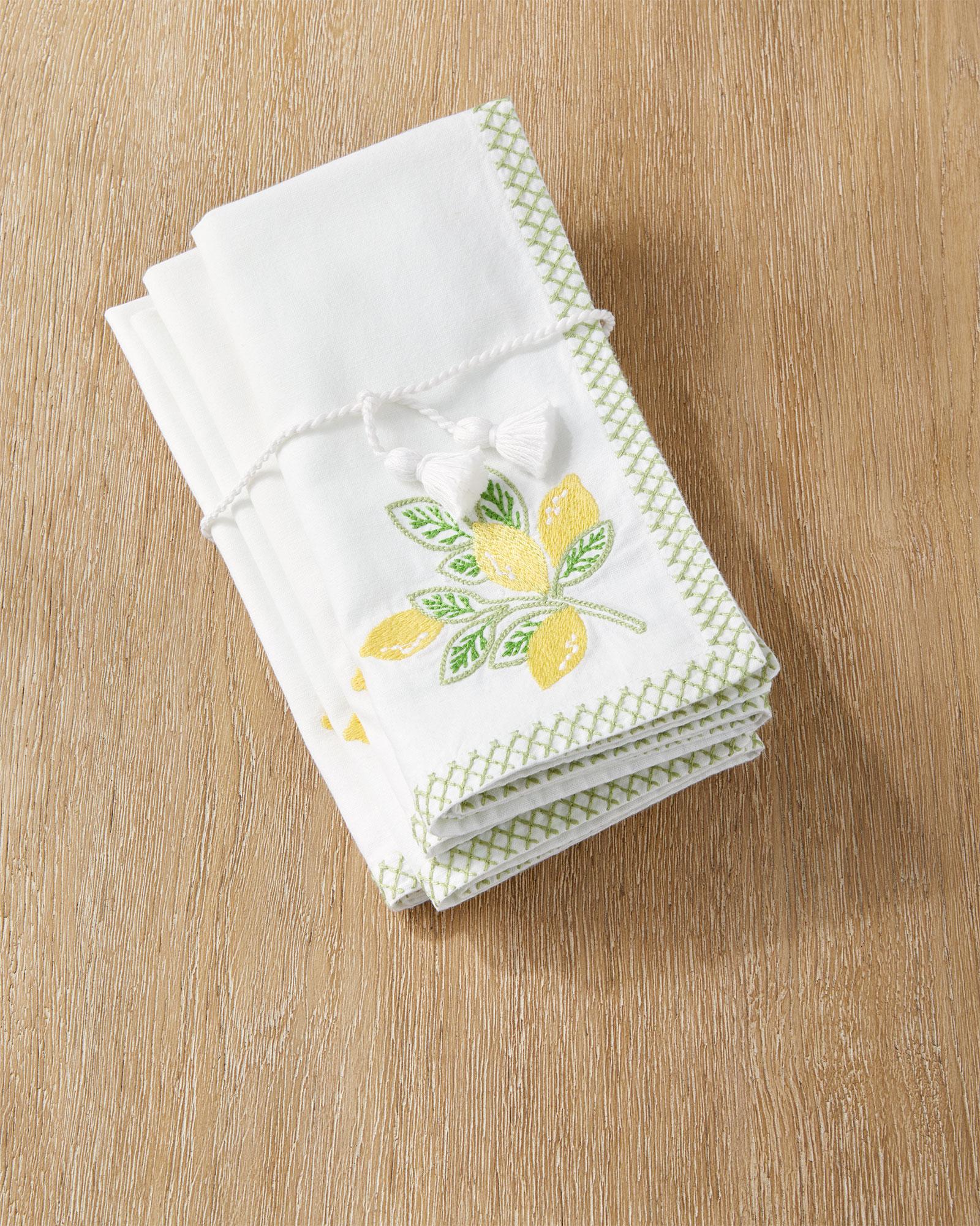 Embroidered Icon Napkins