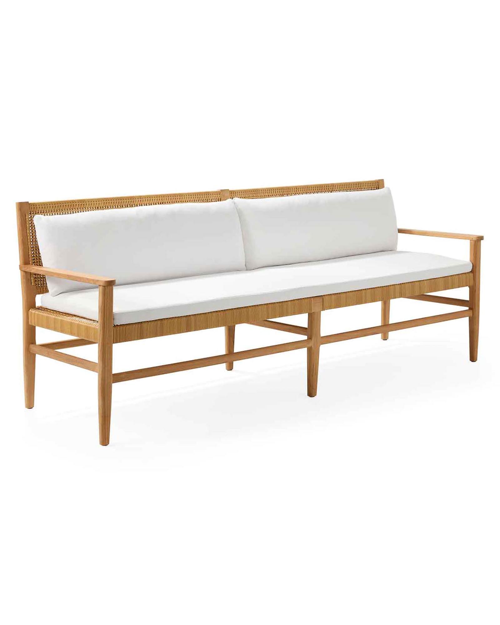 Tiburon Teak Sofa with Cushions