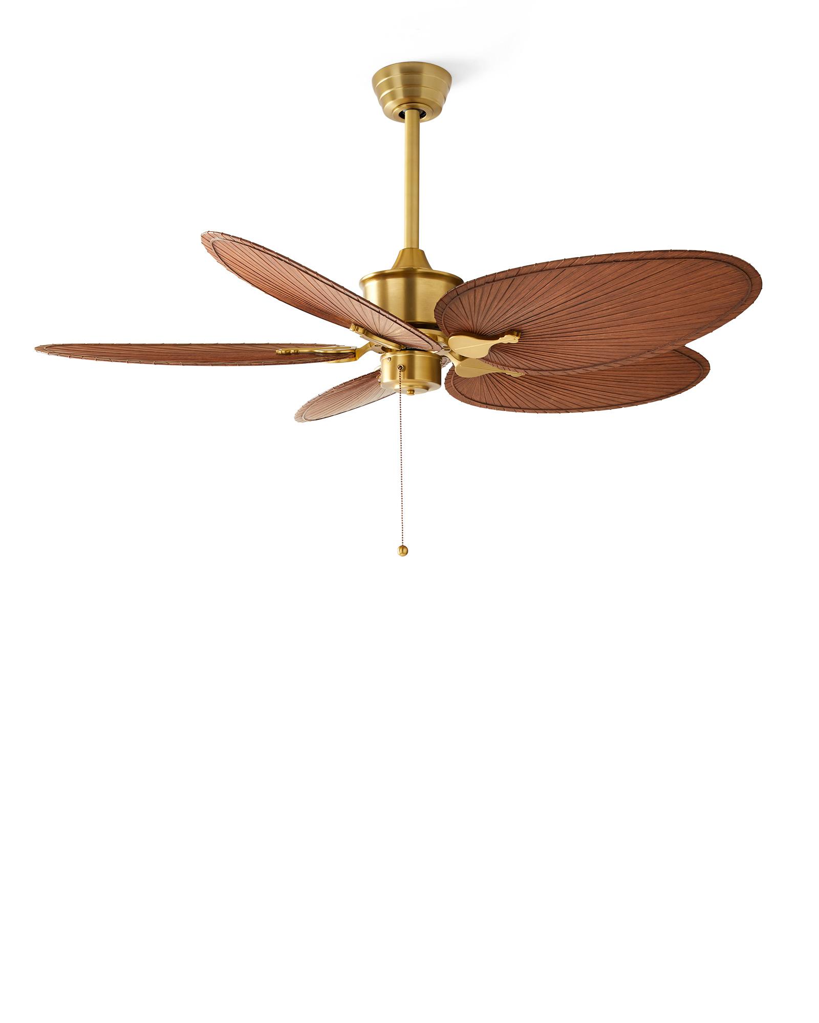 1283443-Lighting-Indoor-Ceiling-Fan-Belize-Brass-Thin-Sepia-Palm-Blades ...