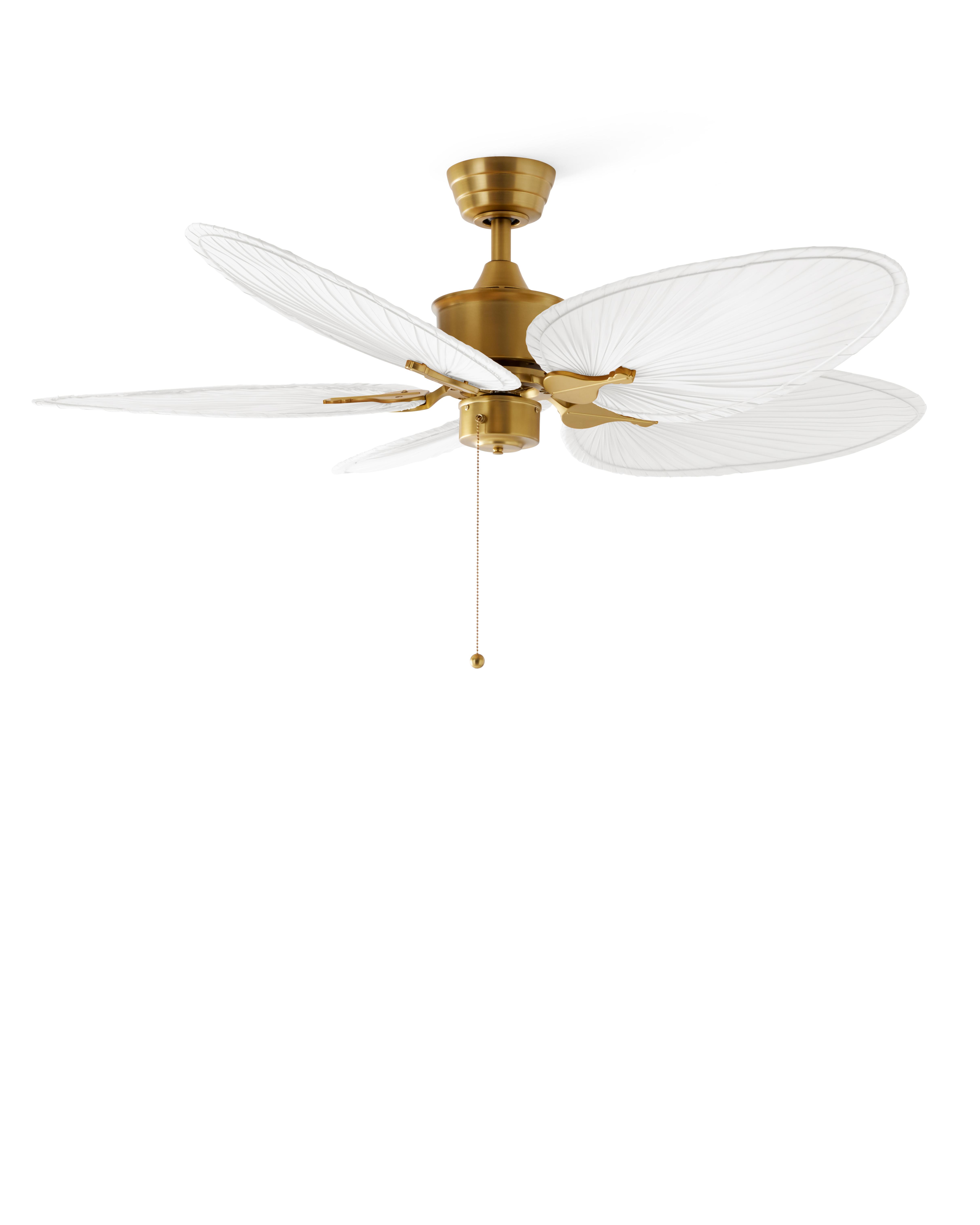 1283444-Lighting-Indoor-Ceiling-Fan-Belize-Brass-Thin-White-Palm-Blades ...