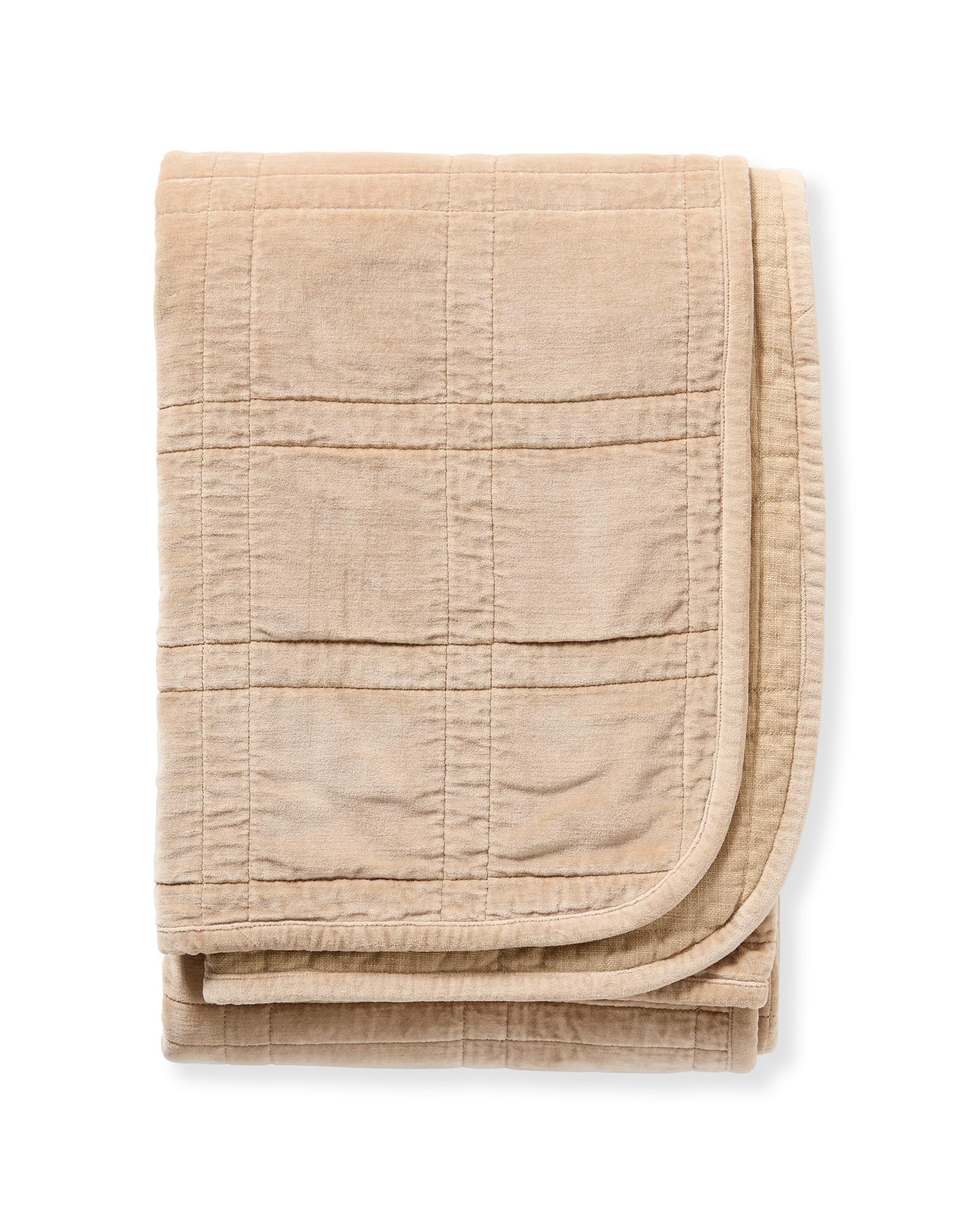 Beach House Velvet Throw