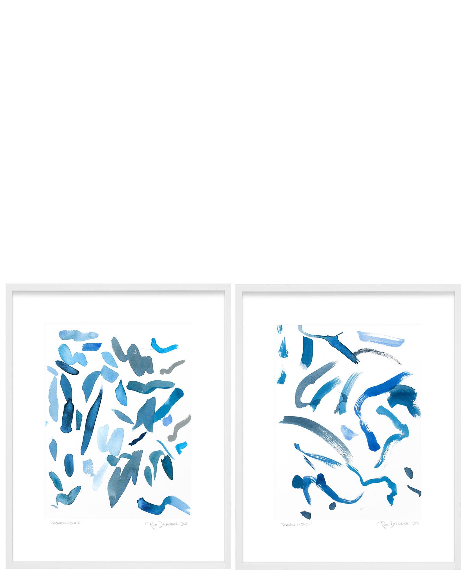 "Gestures in Blue" by Rob Delamater