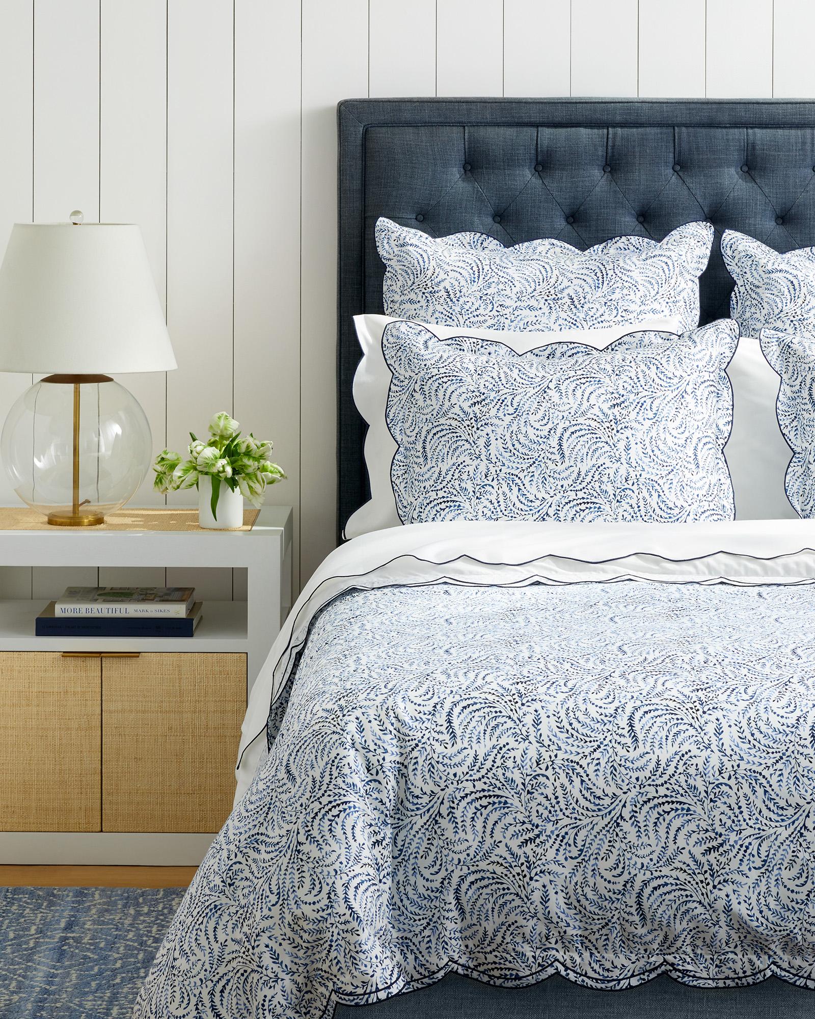 Priano Sateen Duvet Cover | Serena and Lily