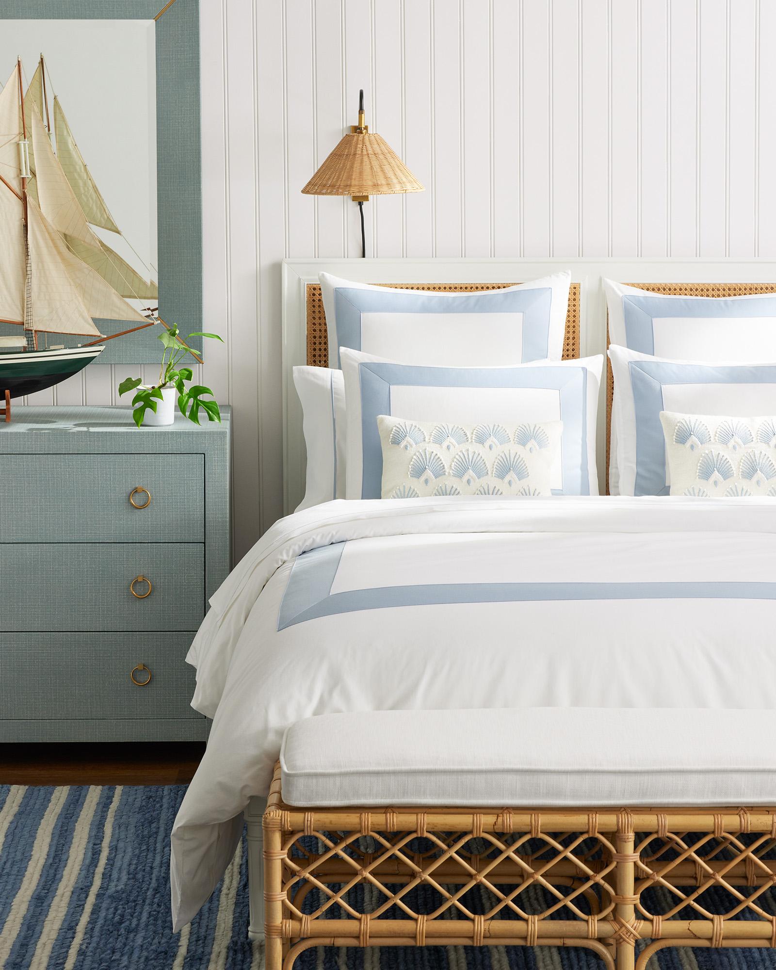 Harbour Cane Bed Queen Serena Lily