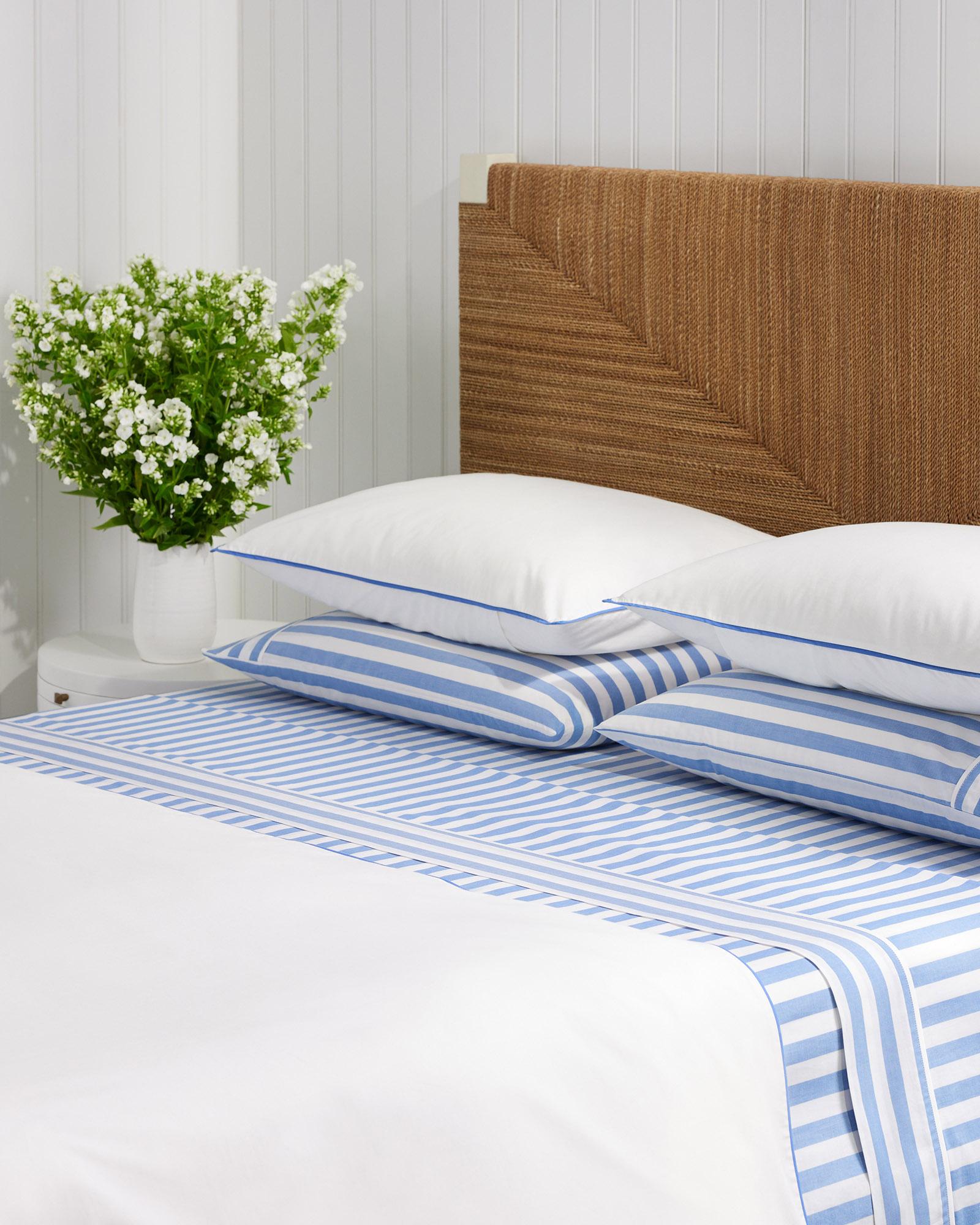 Beach Club Stripe Percale Sheet Set | Serena and Lily