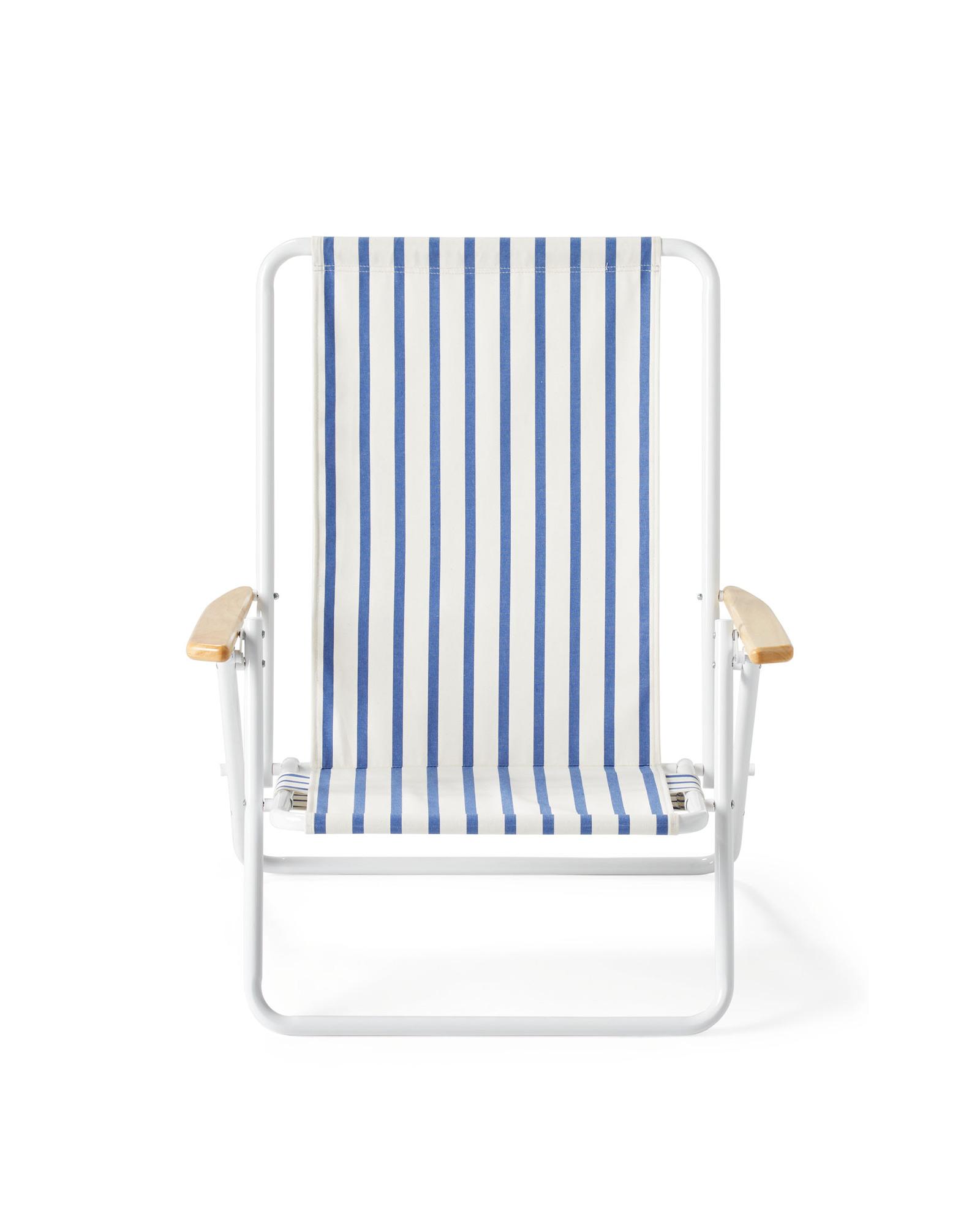 Tide Stripe Beach Chair | Serena and Lily