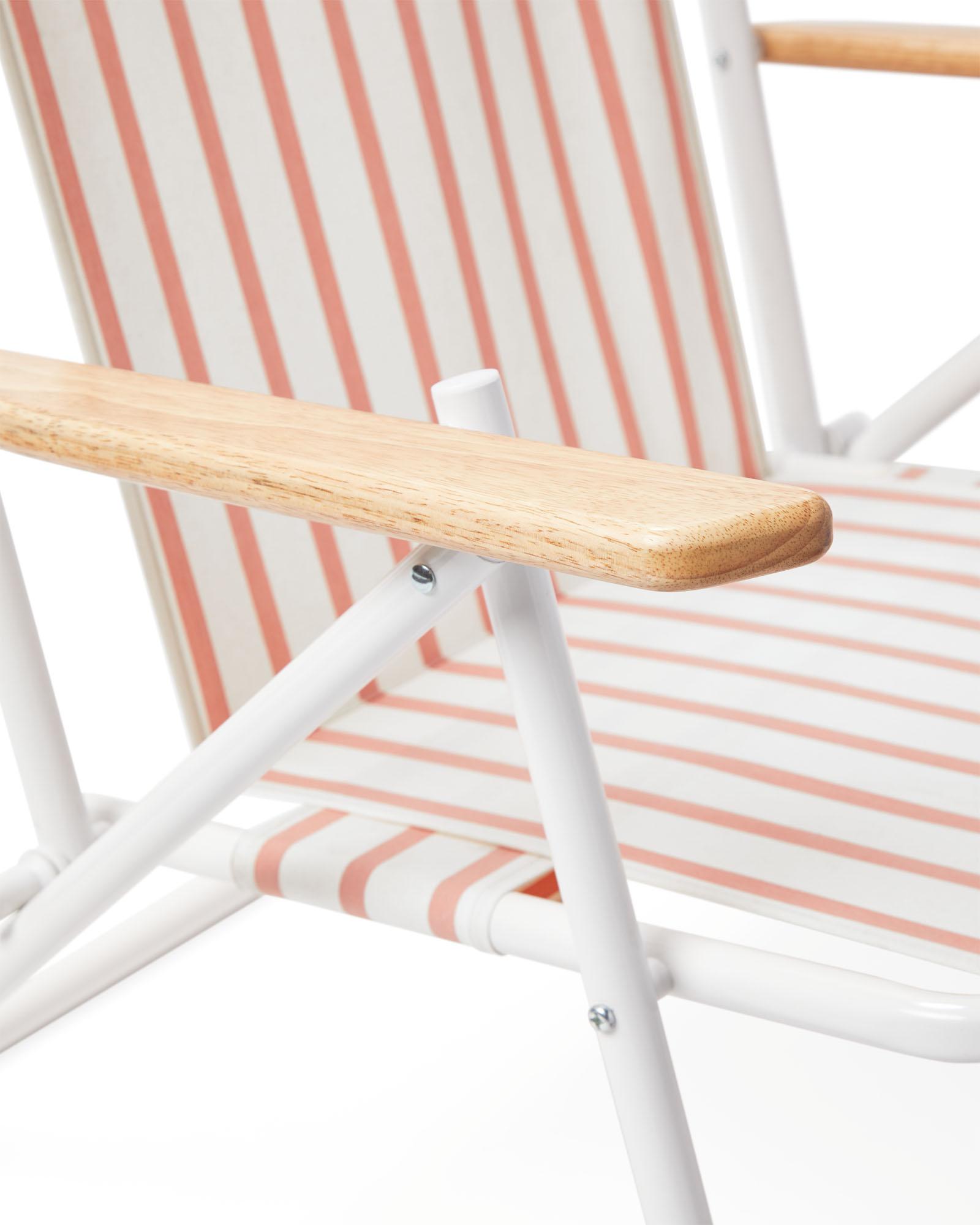 Tide Stripe Beach Chair | Serena and Lily