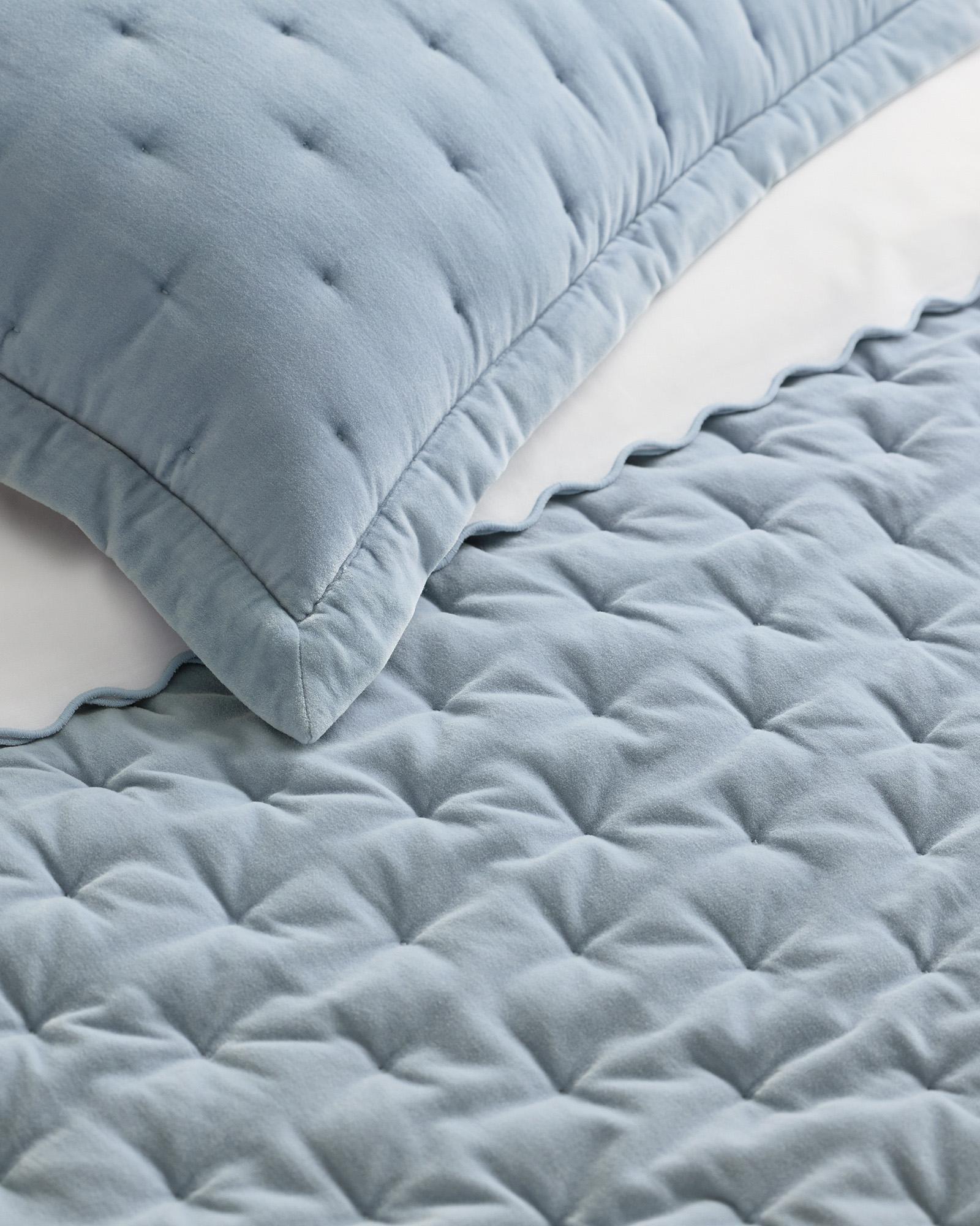 Bedding-Bundle-Coastal-Blue-Velvet-Quilt-Shams-Sutter-Wave-Percale ...